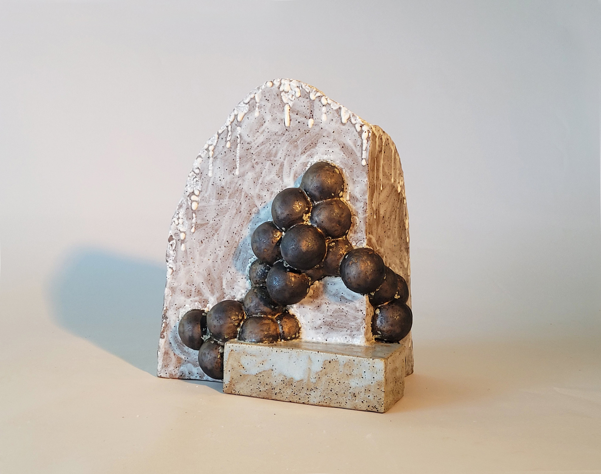 Iole McLachlan - Botryoidal Mountain, 2025 - Glazed stoneware - 31.5x26 ...
