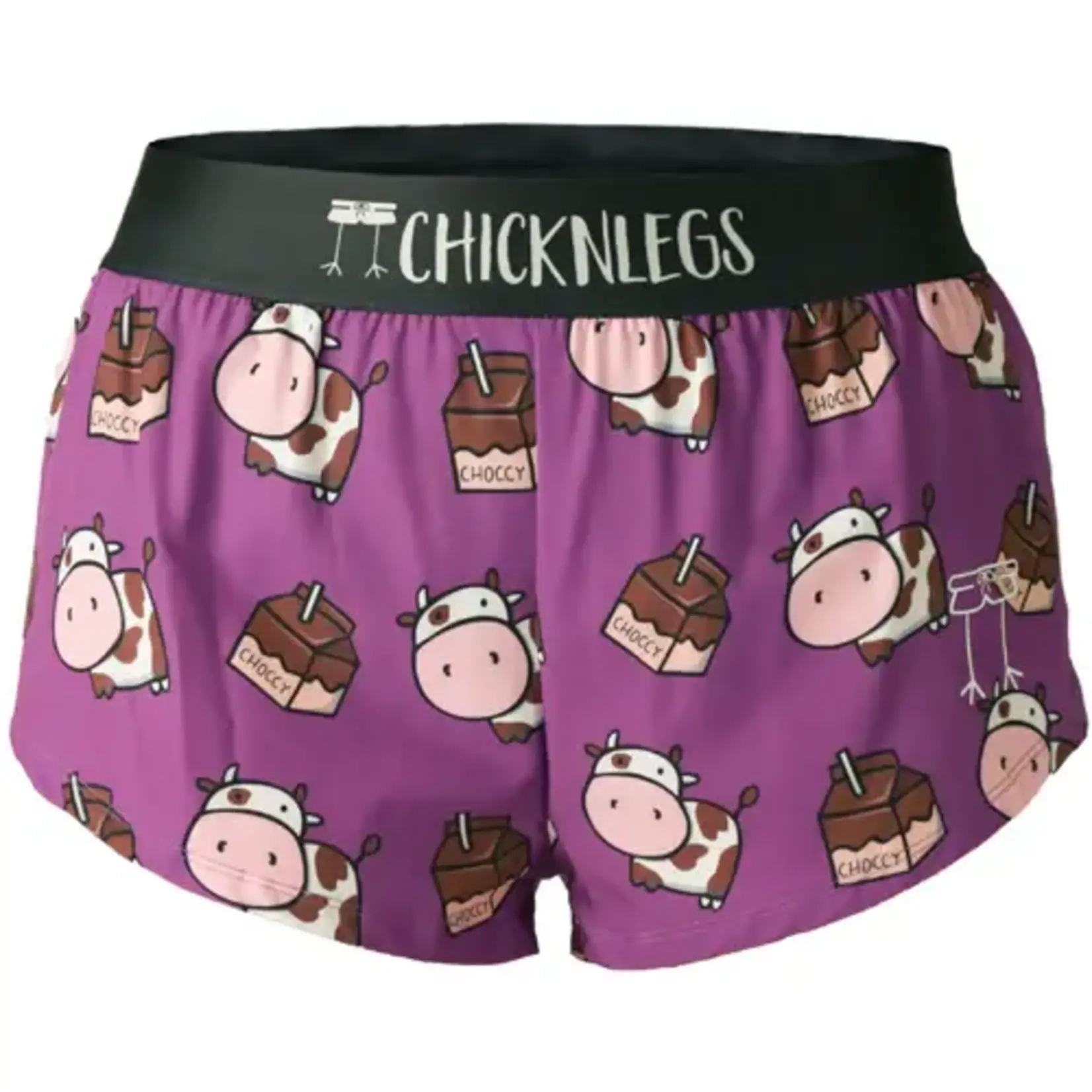 ChickenLegs ChicknLegs Women's Choccy Cows 1.5" Split Shorts - Sunjammers