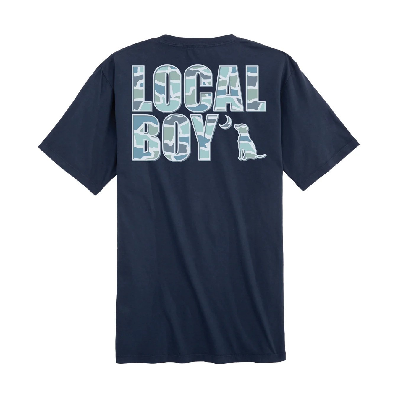 Local Boy Outfitters Raised Camo Text SS Tee - Sunjammers