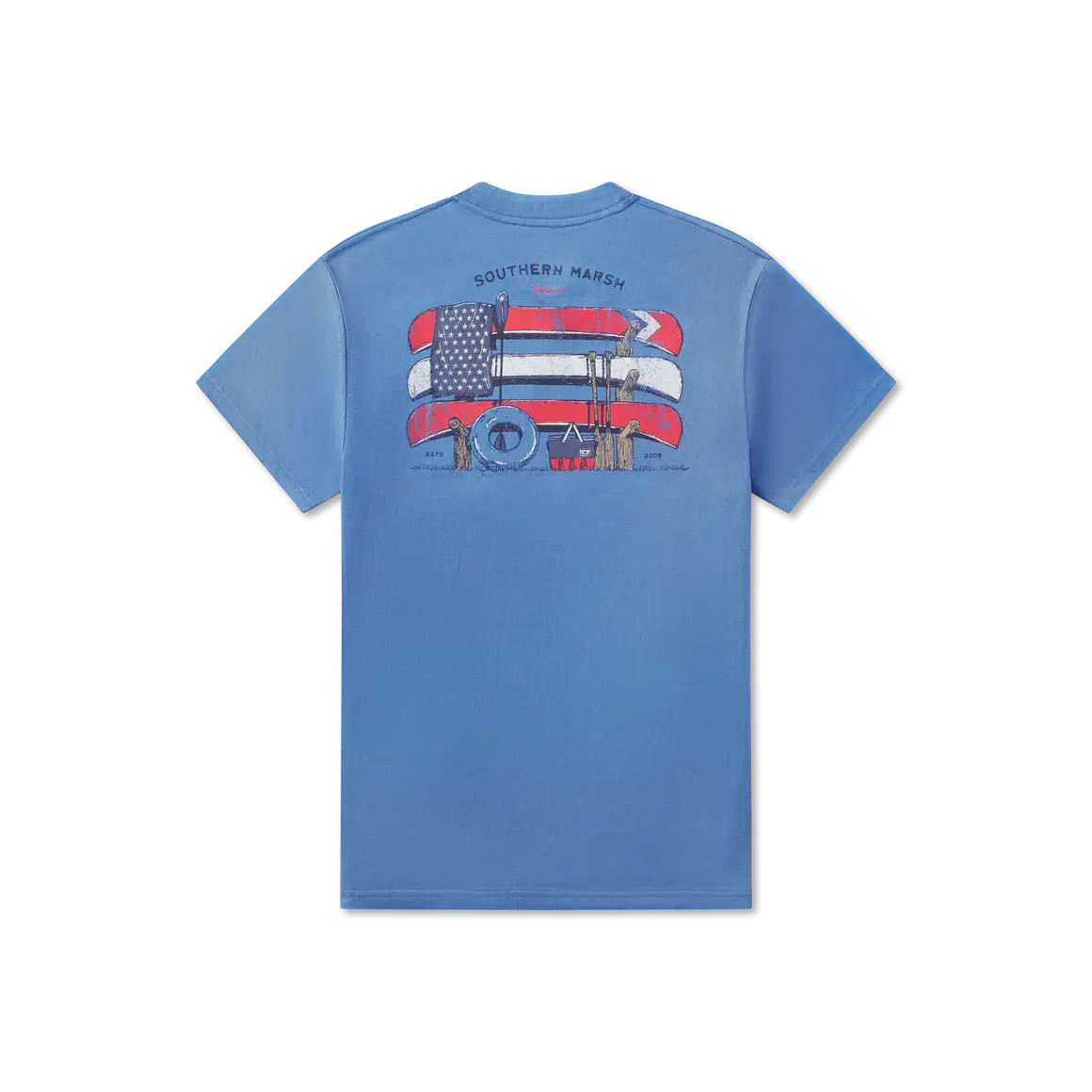 Southern Marsh American Summertime Tee - French Blue - Sunjammers