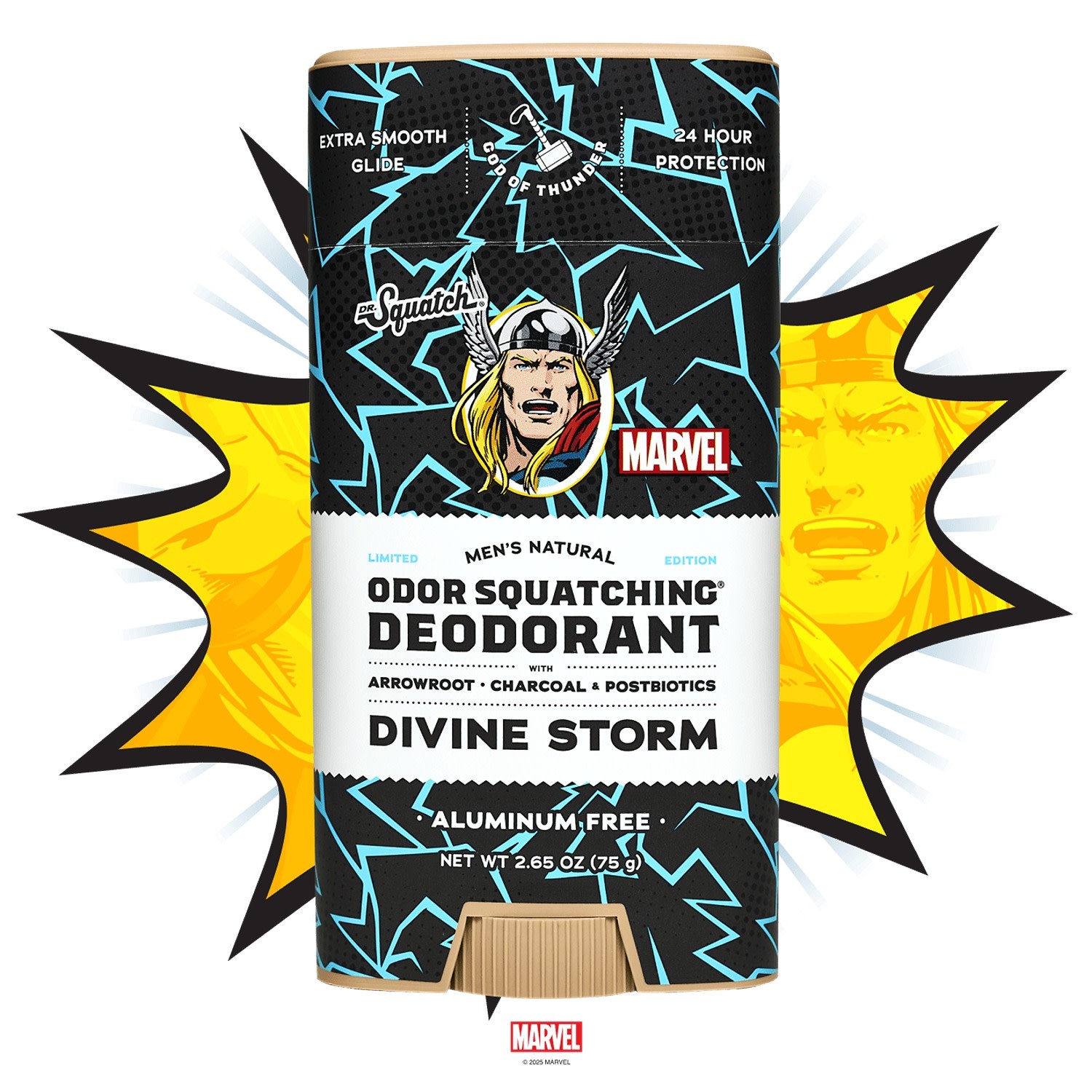 Dr. Squatch Divine Storm Deodorant (Marvel) - Sunjammers