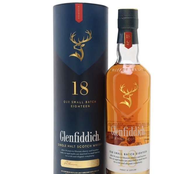 Glenfiddich 18 Year Old Single Malt Scotch Whisky Small Batch Reserve ...