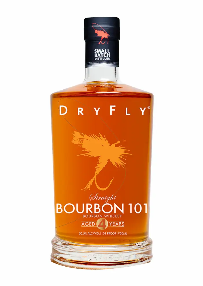 Dry Fly Small Batch 4-Year 101 Proof Bourbon Whiskey - Royal Wine ...