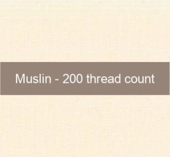 Fabric, Muslin in Natural, 200 Thread Count, by the Yard 9951 12 ...