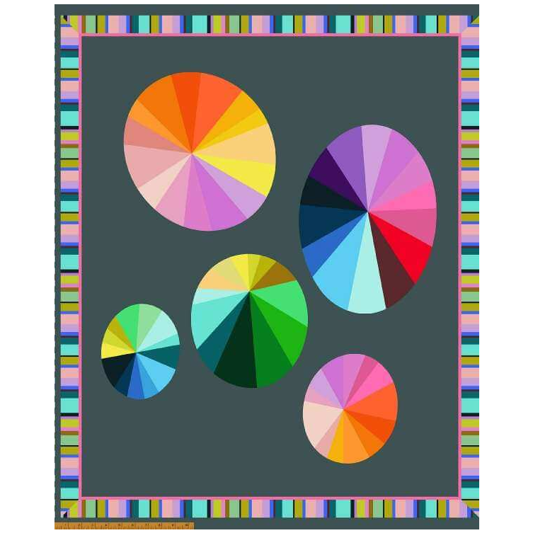 Color Wheel Panel, 36” x 42” - Picking Daisies