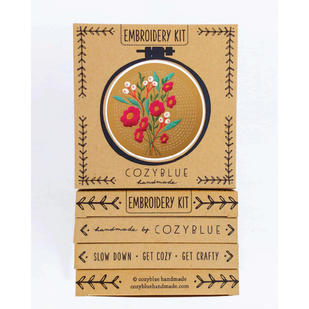 Morning Glow Embroidery Kit from cozyblue - Picking Daisies