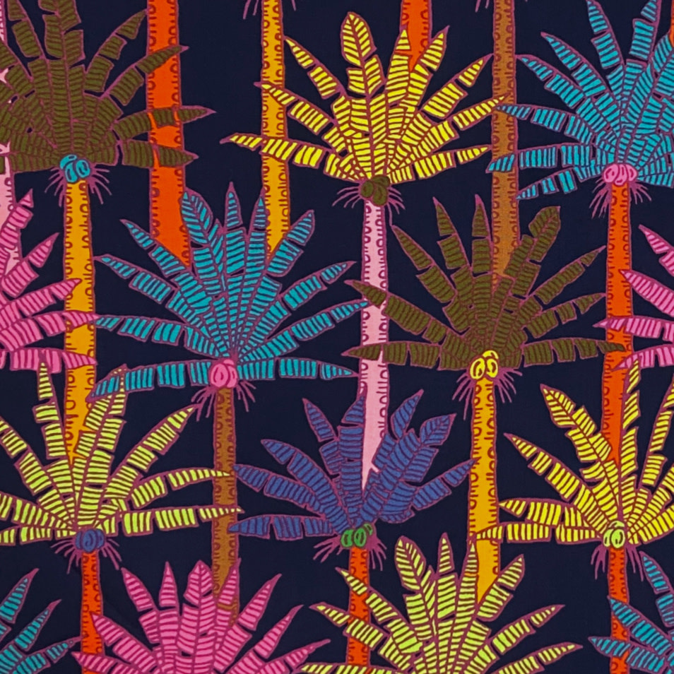 Indigo West, Isla Vista in Color Burst, Fabric Half-Yards - Picking Daisies
