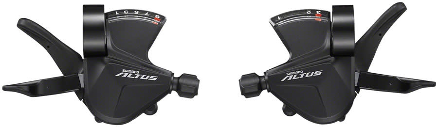 Shimano Altus SL-M2010 3x9-Speed Shift Lever Set Black - Spin Zone Cycling