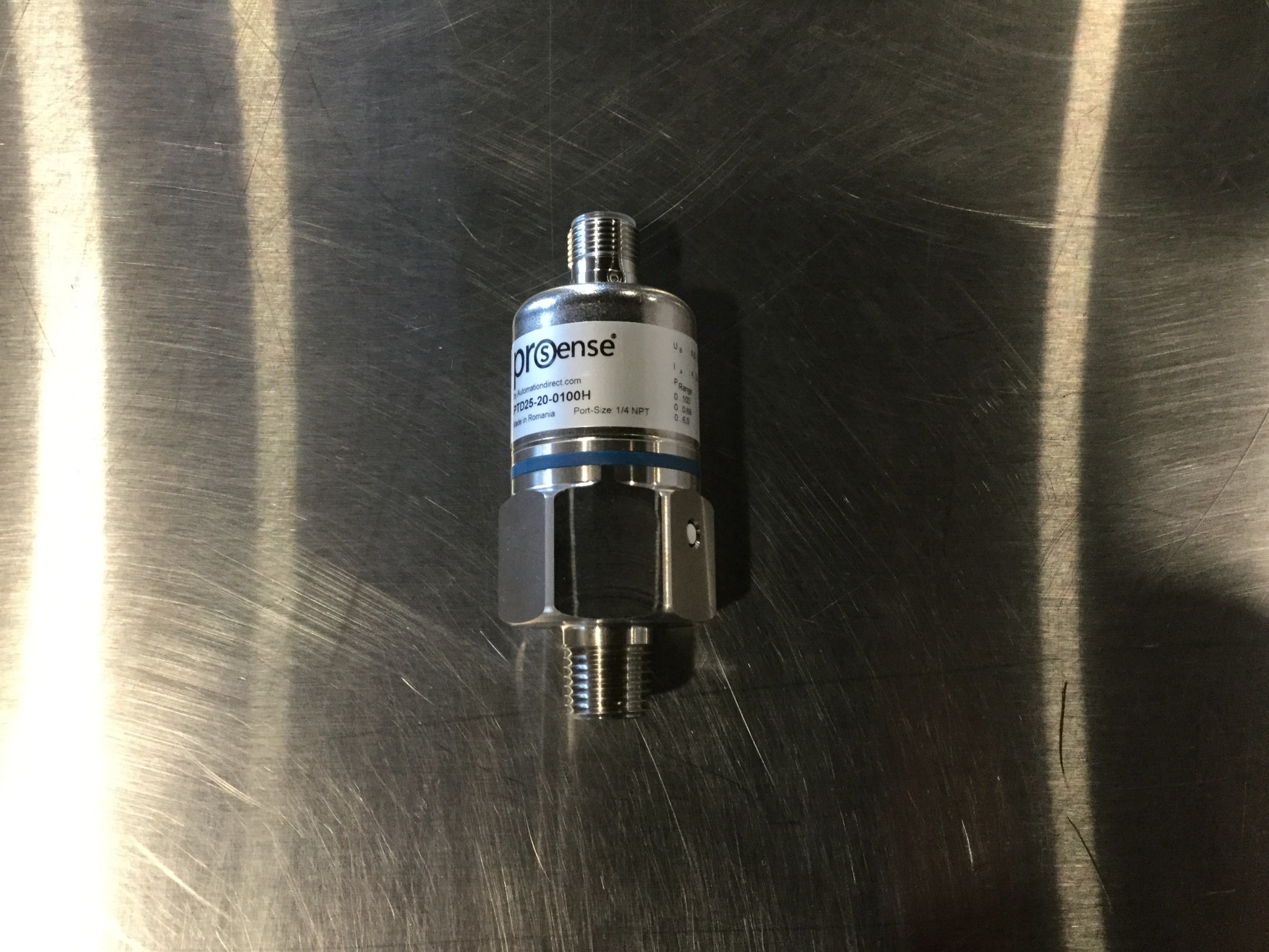 PTD25-20-0100H - ProSense PRESSURE TRANSMITTER W/ CERAMIC & VITON SEALS, 0 TO 100PSIG, 4-20mA, 1 ...