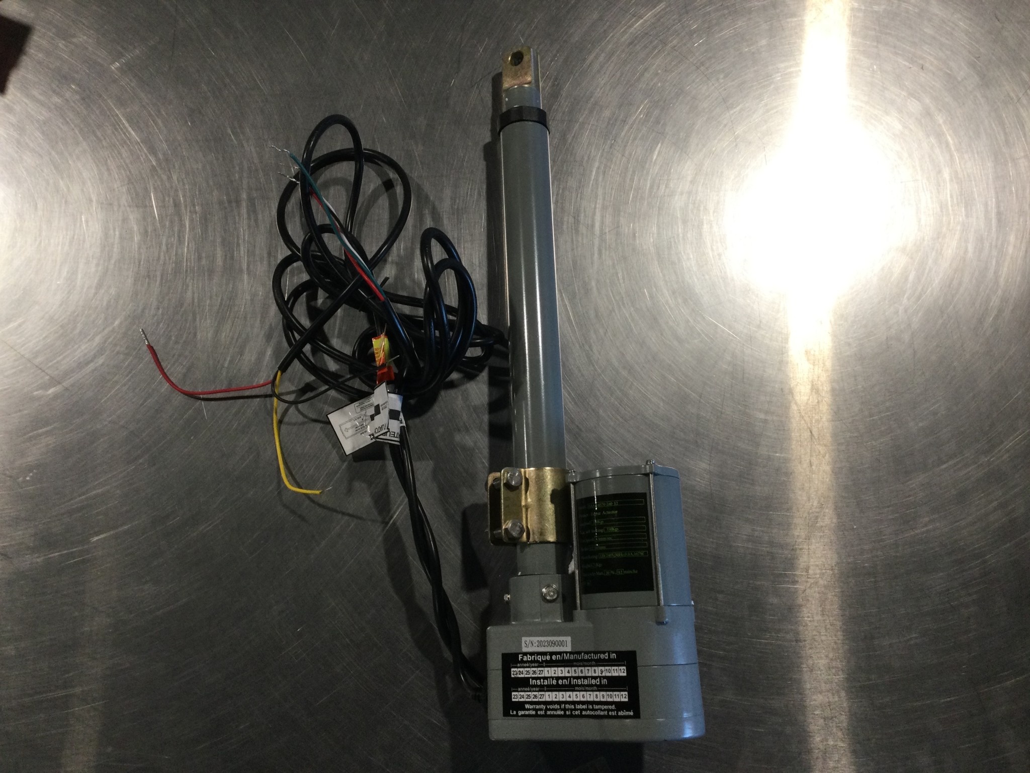 VES 50/72" PPFS ACTUATOR W/ MOTOR MODEL HAA4-6570-240-12 - Progressive ...