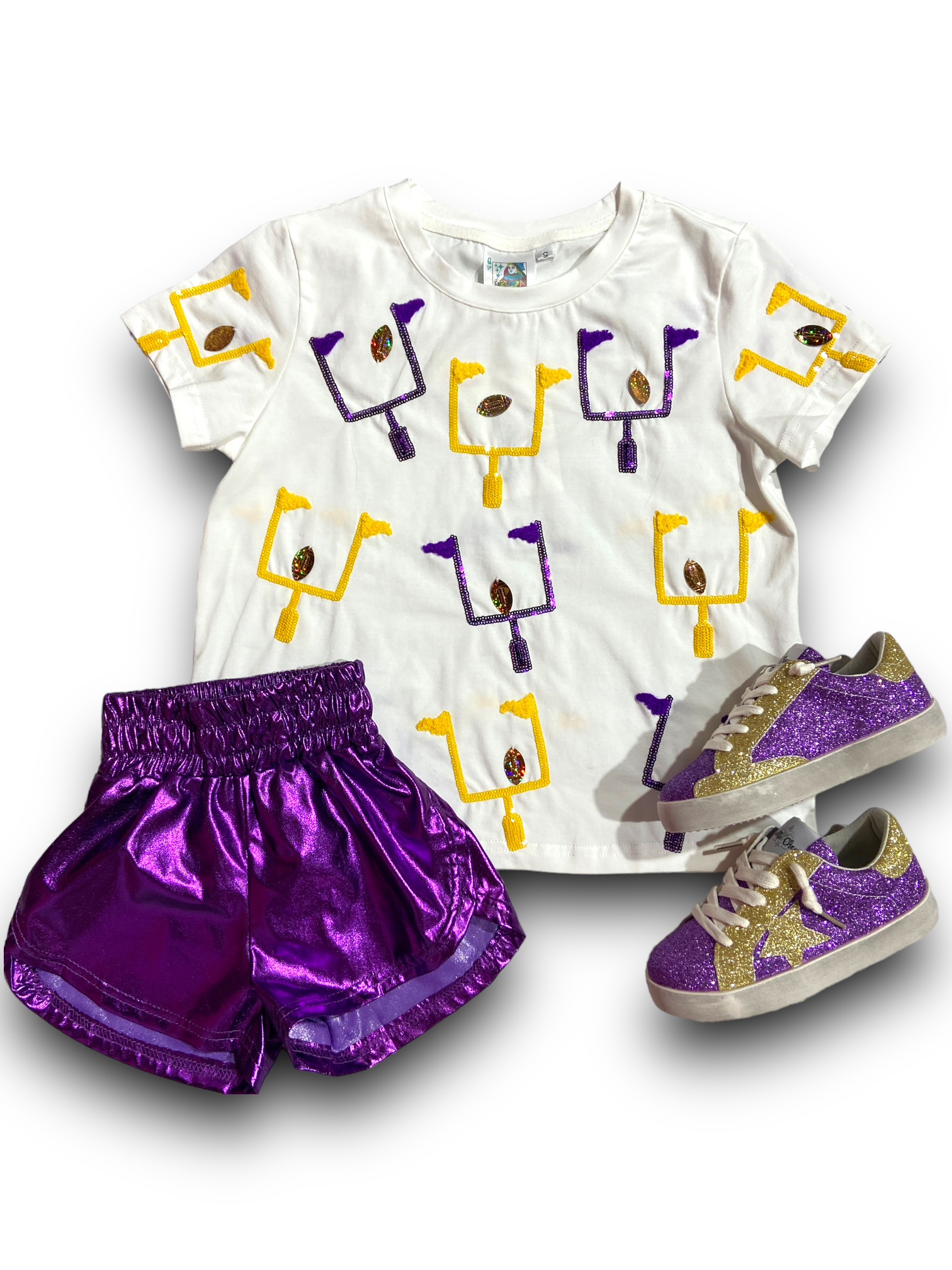 Queen of Sparkles | Kids Field Goal Tee - Josie Dylynn Boutique