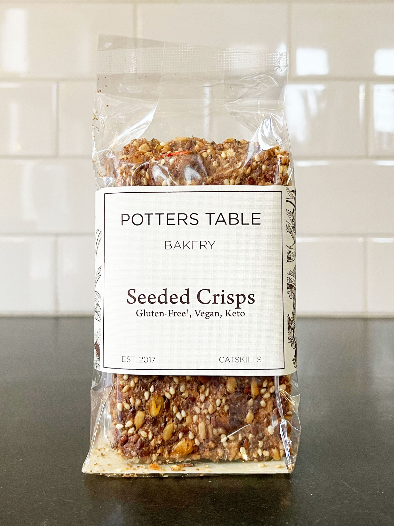 Potters Table Gluten-Free Seeded Crisps - CORK