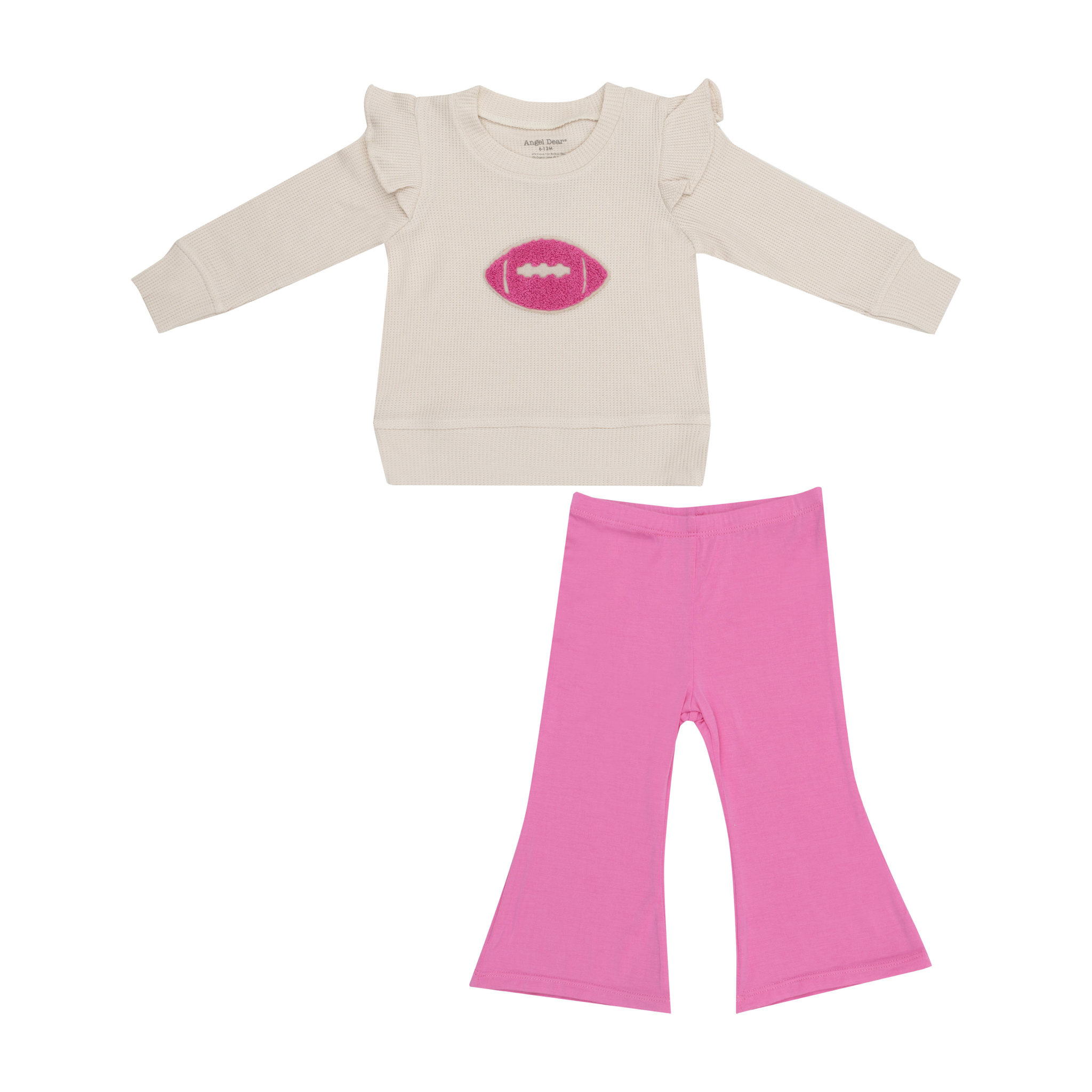 Angel Dear Footballs Waffle Ruffle Set | Shop Tiny Hanger - Tiny Hanger