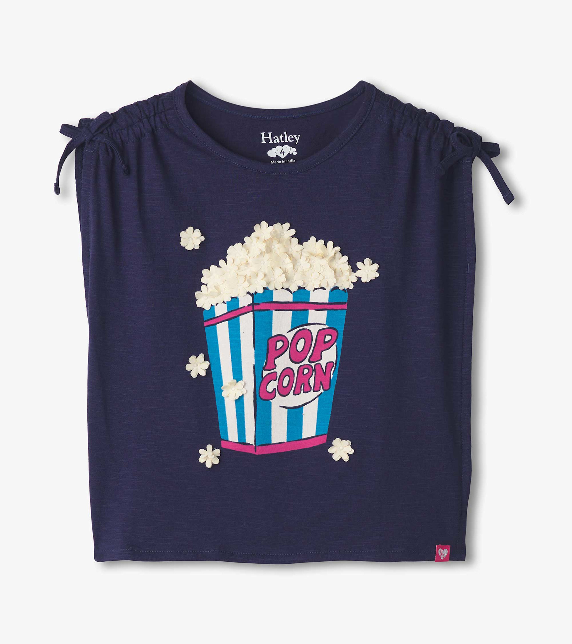 Hatley Pop Corn Cinched Shoulder Top - Tiny Hanger
