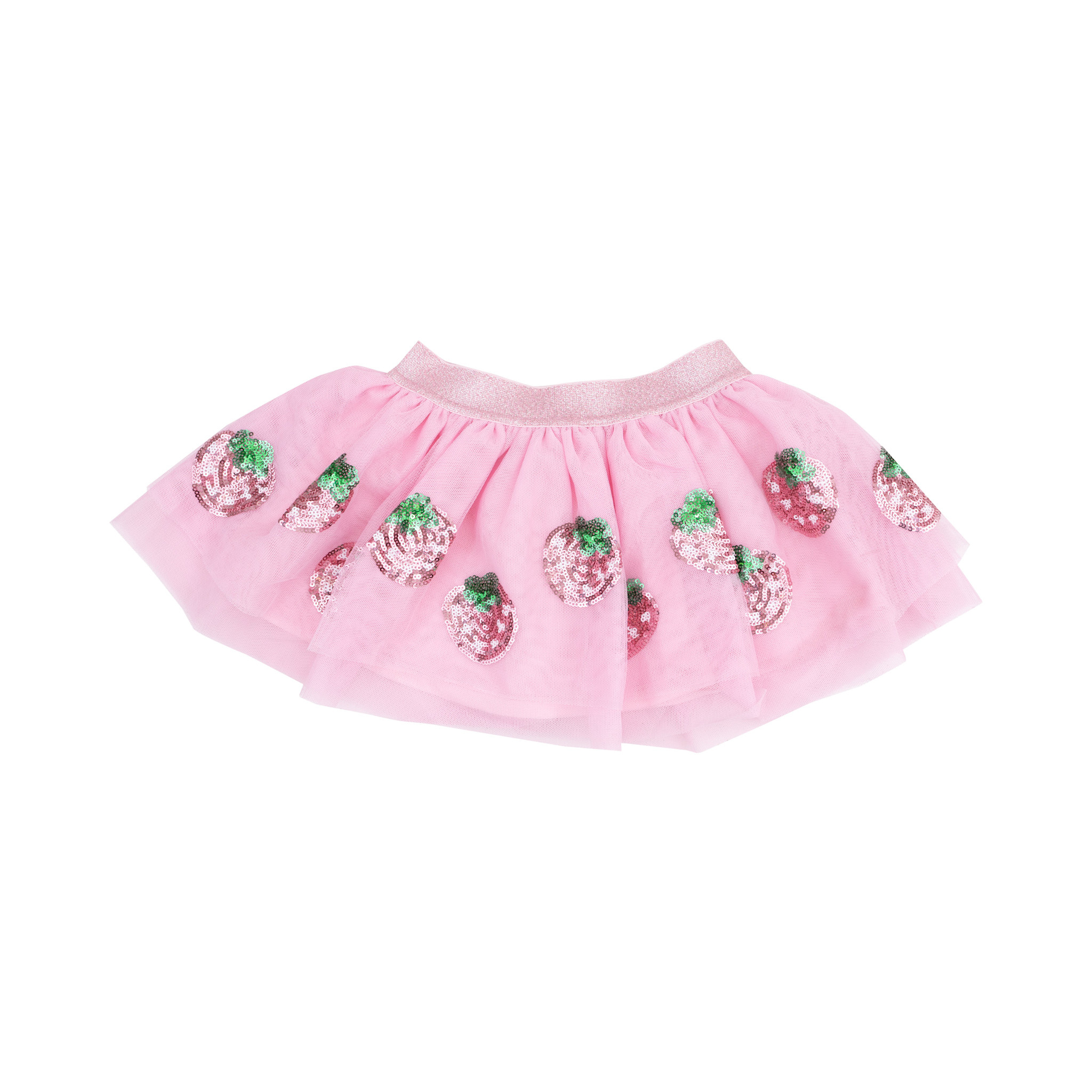Angel Dear Strawberry Swiss Dot Tutu Skirt - Tiny Hanger