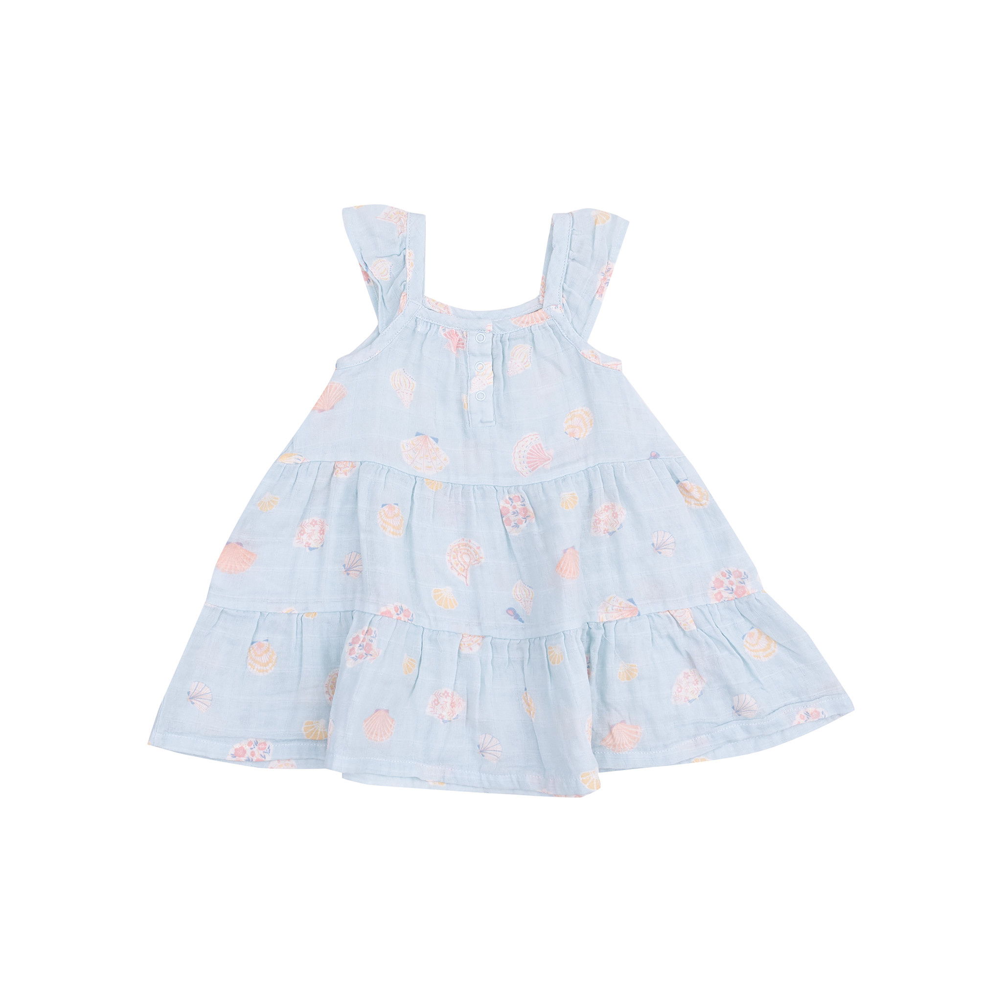 Angel Dear Pretty Seashells Twirly Sundress - Tiny Hanger