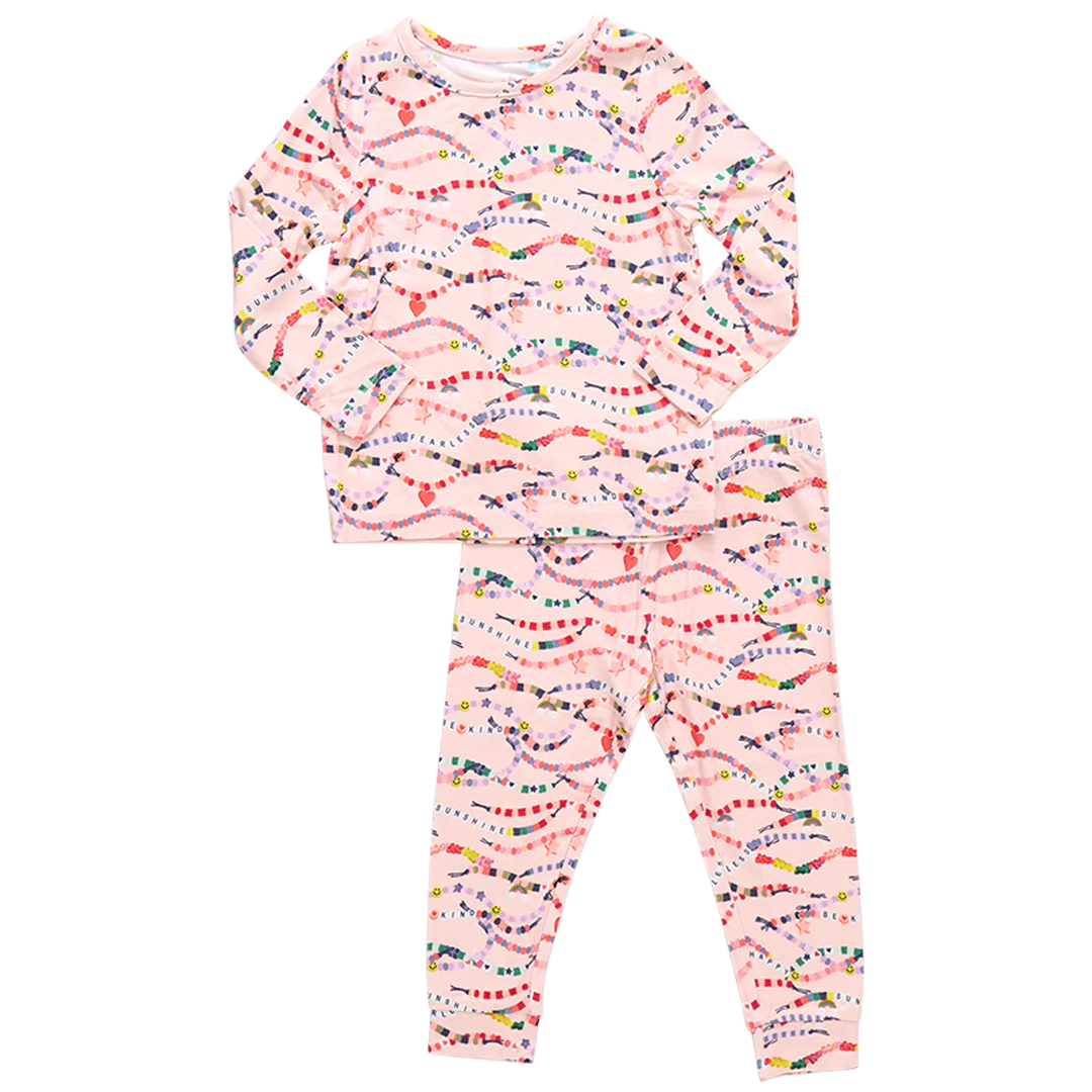 Pink Chicken Friendship Bracelet Era Pajamas - Tiny Hanger