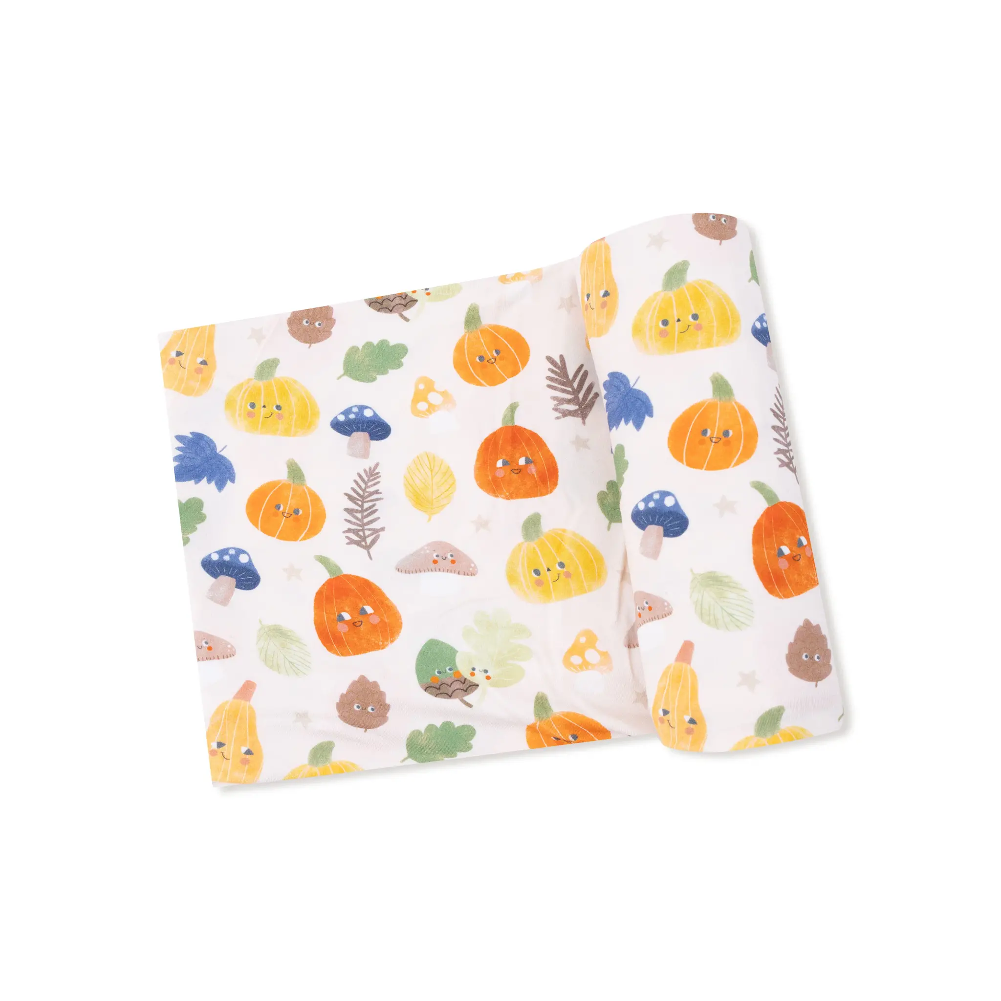 Angel Dear Autumn Pumpkins Swaddle Blanket - Tiny Hanger