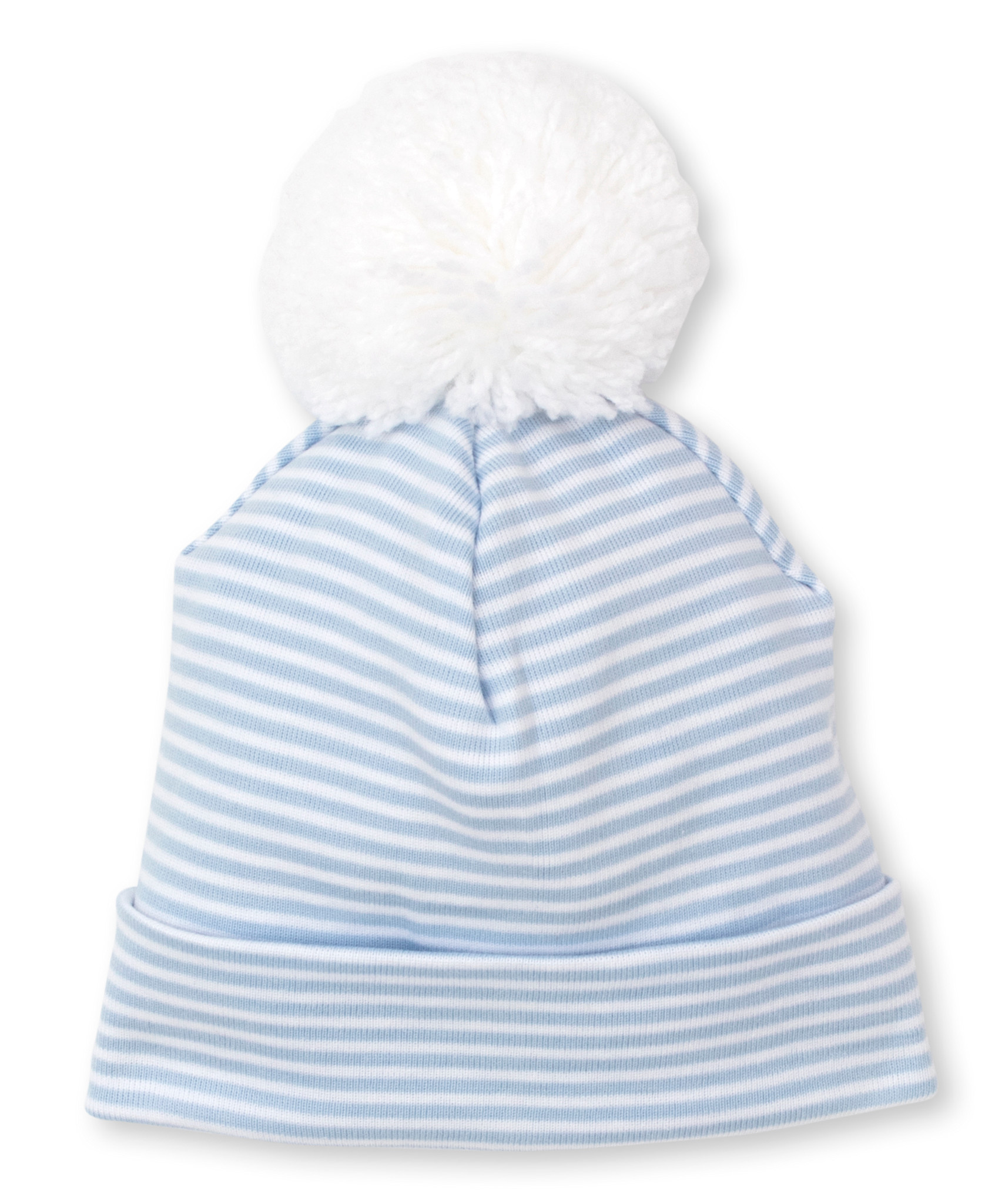 Kissy Kissy Stripe Pom Pom Hat - Tiny Hanger