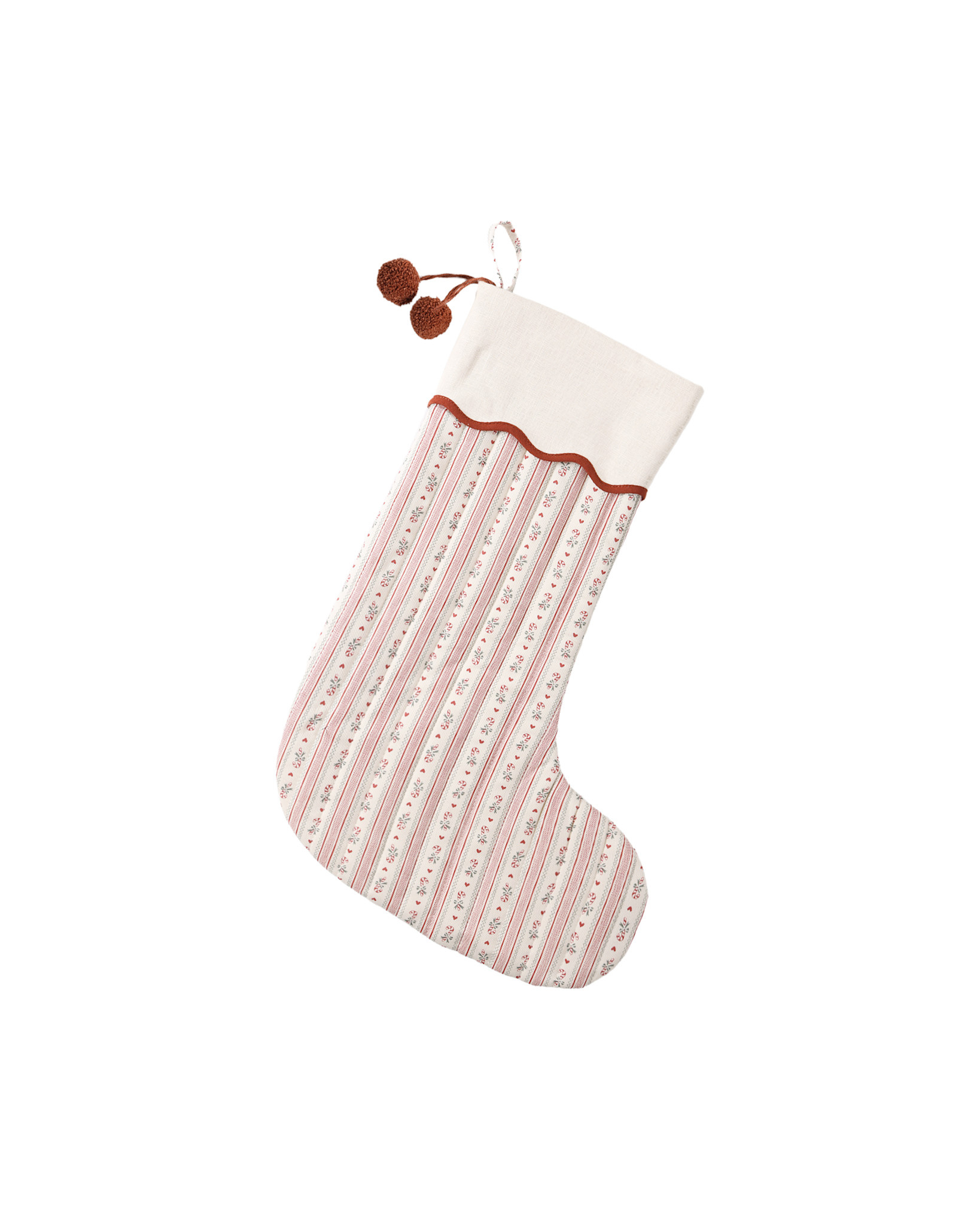Rylee & Cru Candy Cane Stripe Christmas Stocking - Tiny Hanger