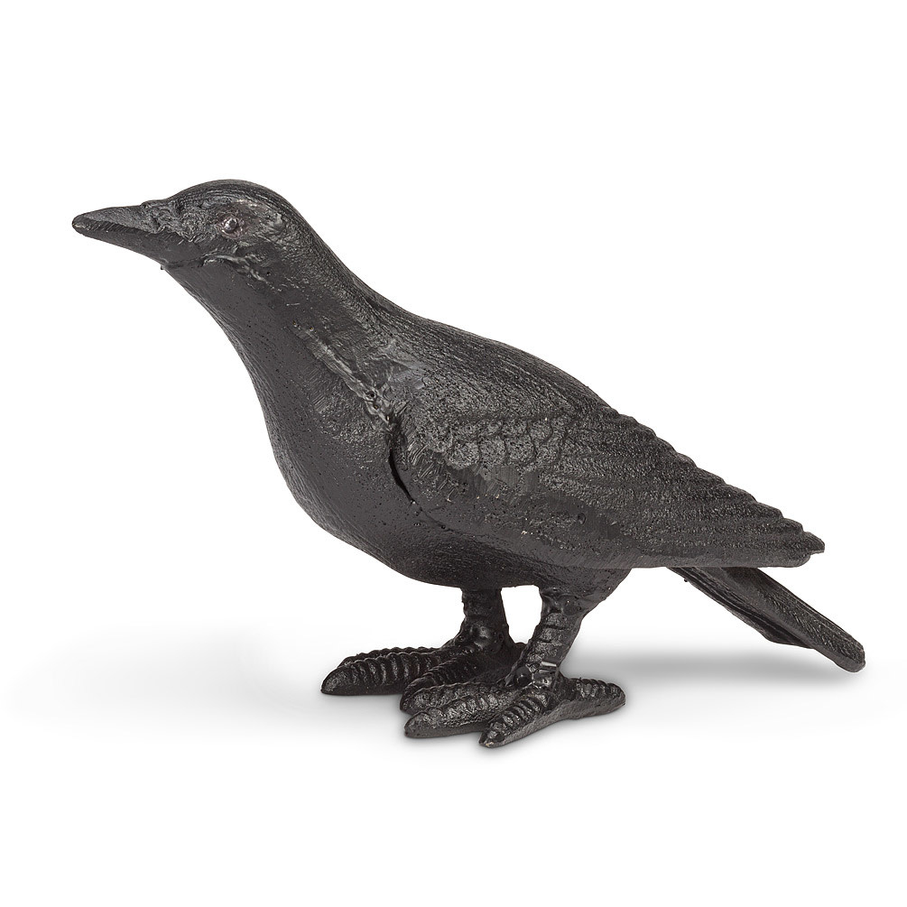 Large Cast Iron Crow - The Birdhouse Nature Store
