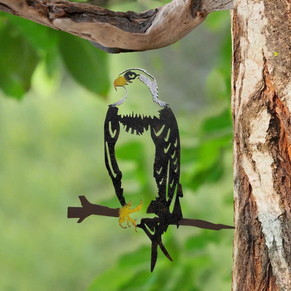 PUI17372 Bald Eagle Tree Stake 11 1/2" x 1/4" x 13 1/2" - Discover Wild ...