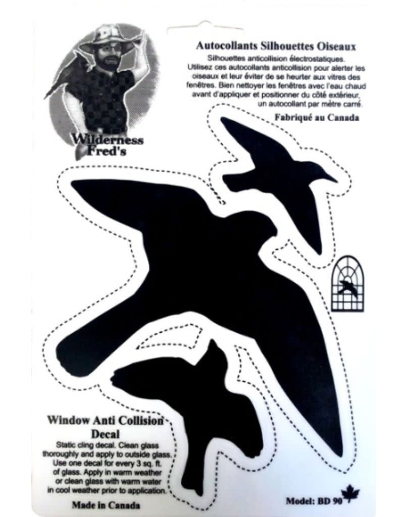 WFBD90 Bird Alert Decal. Made in Canada - Discover Wild Birds, Find Joy!