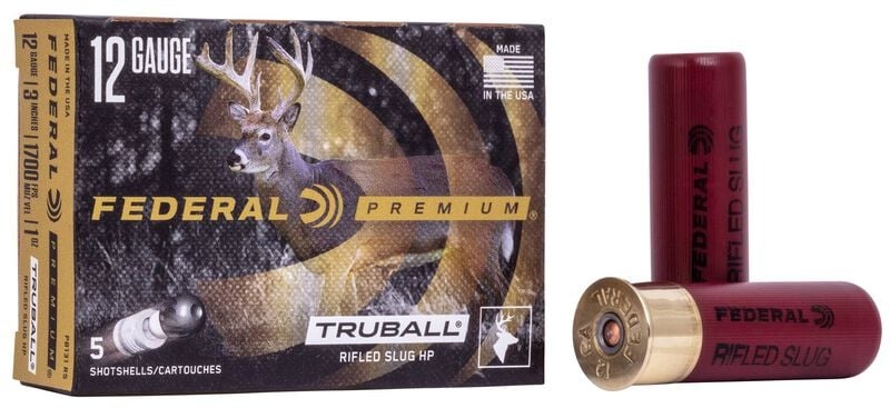 Federal TruBall Rifled Slugs 12 GA 3" 1700 FPS, 1 OZ - Cabin Creek Supply