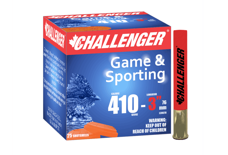Challenger Game & Sporting, 410 GA 3” 25rds - Cabin Creek Supply