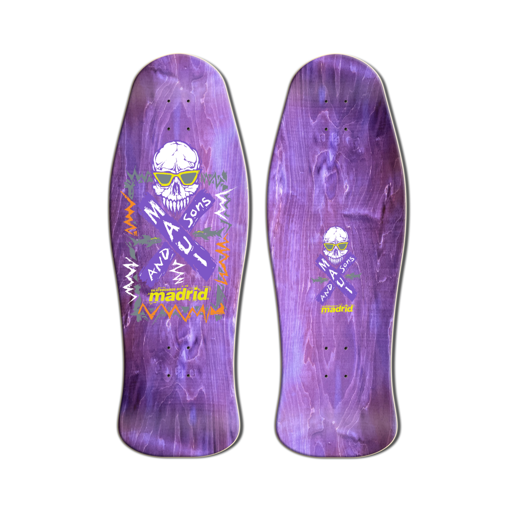 Madrid X Maui And Sons Shades Deck 10 5 8 X 30 5 Status Skateshop Bt