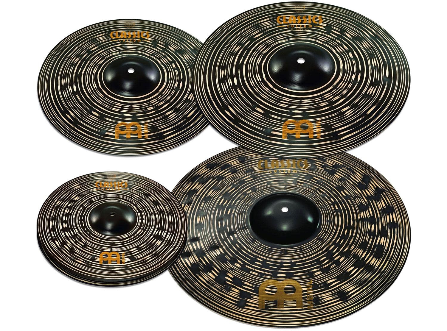 Meinl Classics Custom Dark Pack 14"/16"/20"+18" - 2112 PERCUSSION