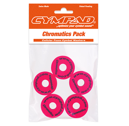 Cympad Chromatics Set O 40/15mm Red (5-Pack) - 2112 PERCUSSION