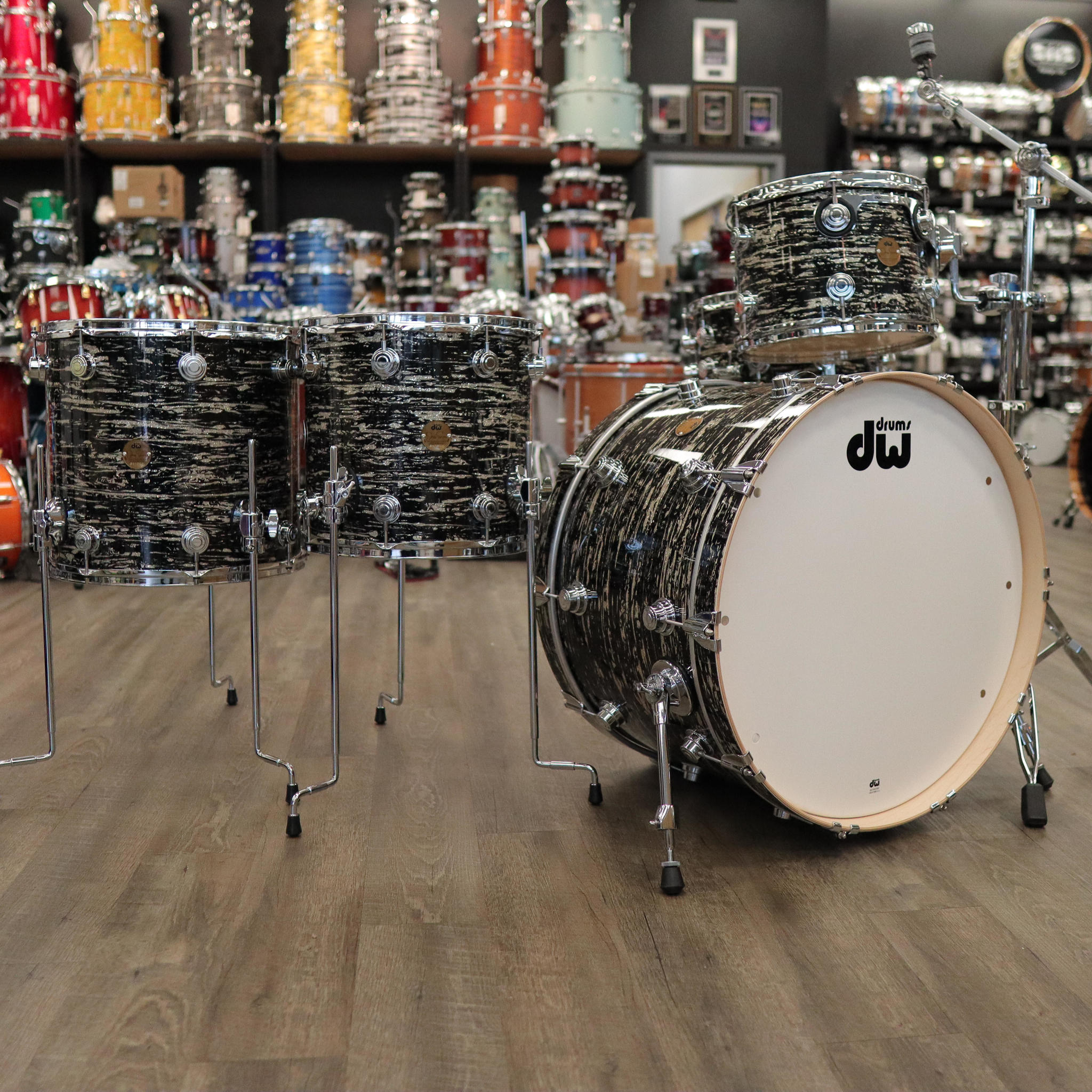 DW Collector's Jazz Series 5-Piece Maple/Gum Shell Pack 12/14/16/24 ...