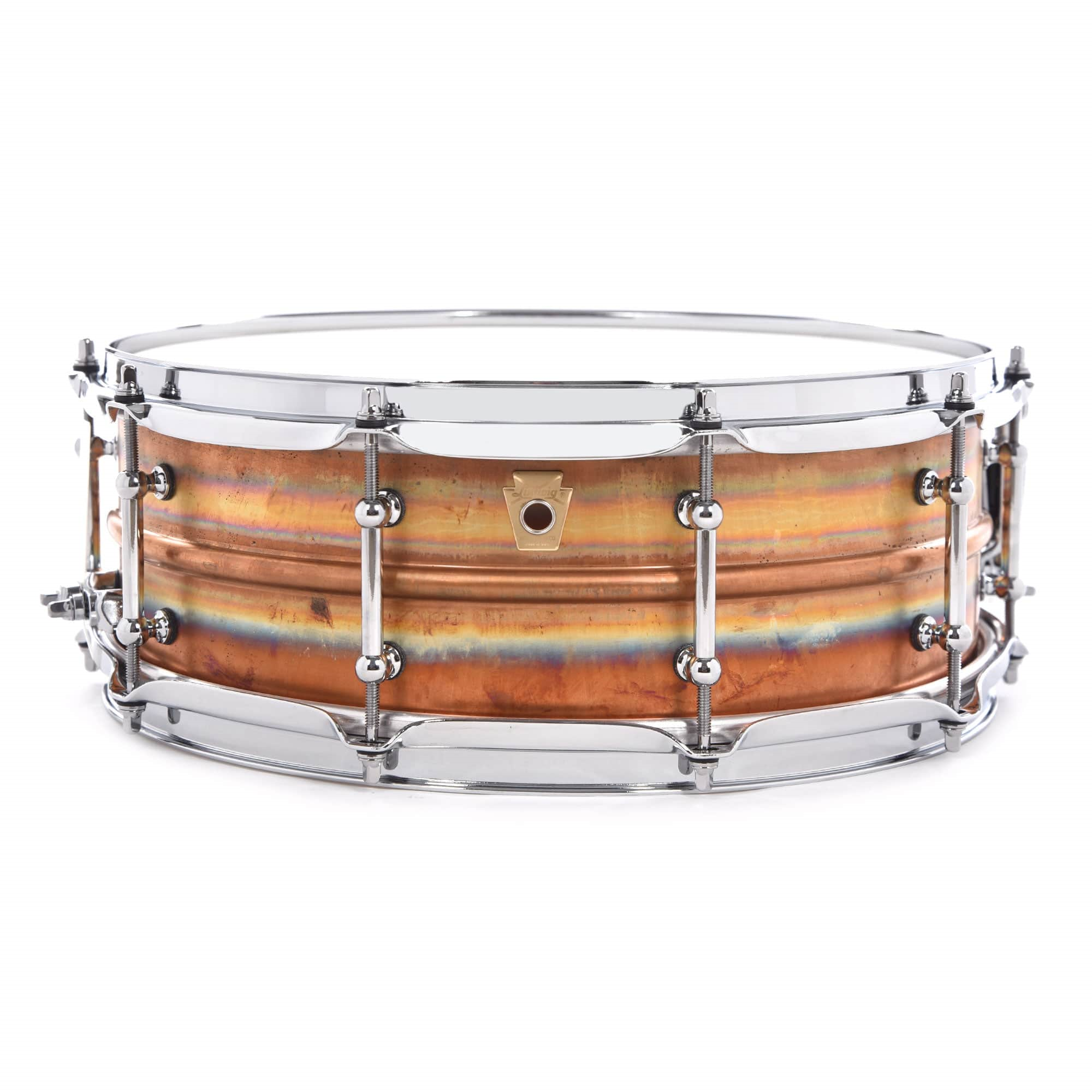 Ludwig 5x14" Raw Bronze Snare Drum with Tube Lugs LB550RT - 2112 PERCUSSION