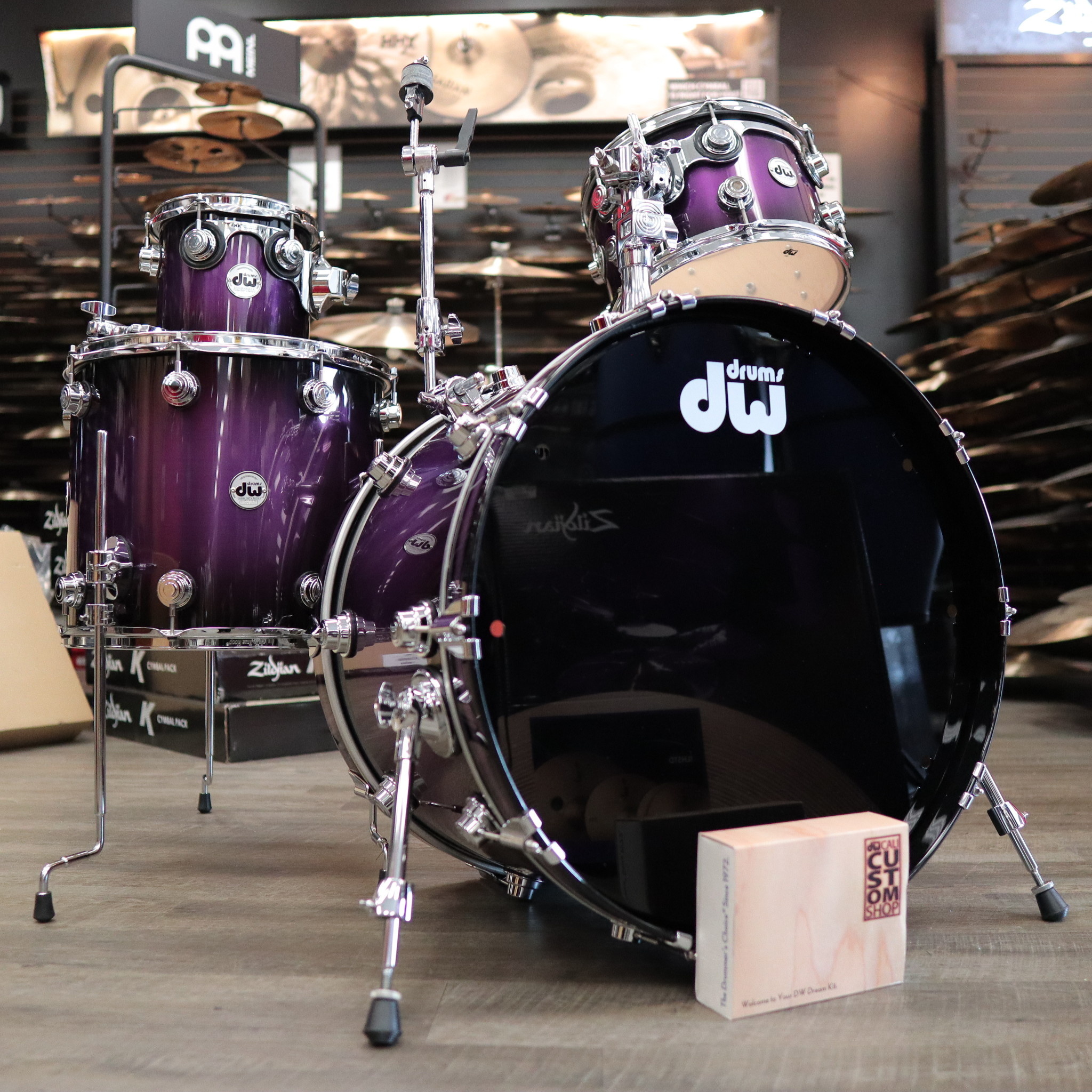 Used DW Collector's Series 4-PC Pure Maple Shell Pack 8/12/16/23 ...