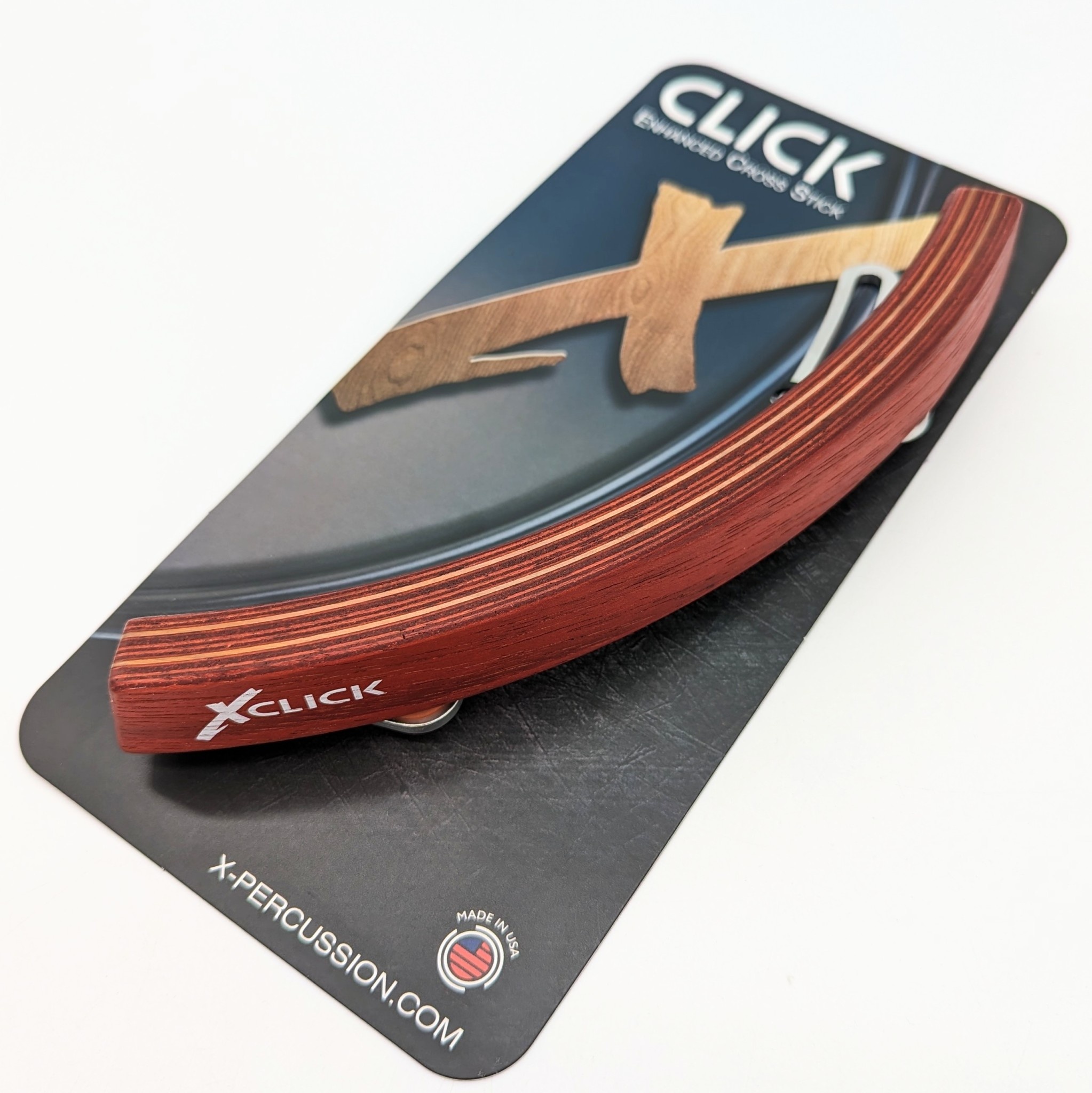 Gruv-X/ X-Percussion (Red Jatoba Prototype) X-Click - 2112 PERCUSSION