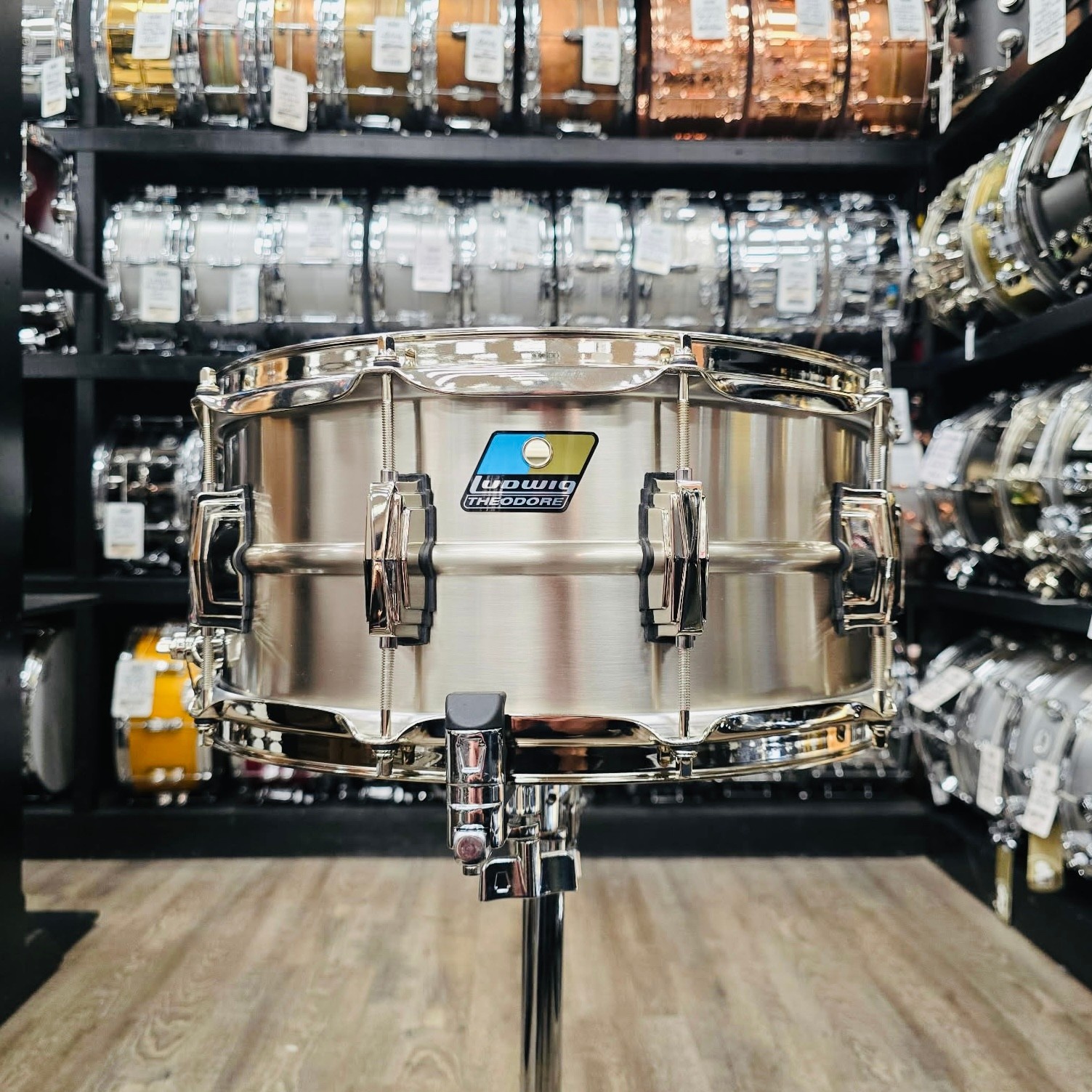 Ludwig 6.5 x 14" Jon Theodore Signature "Revelation" Brass Snare Drum ...