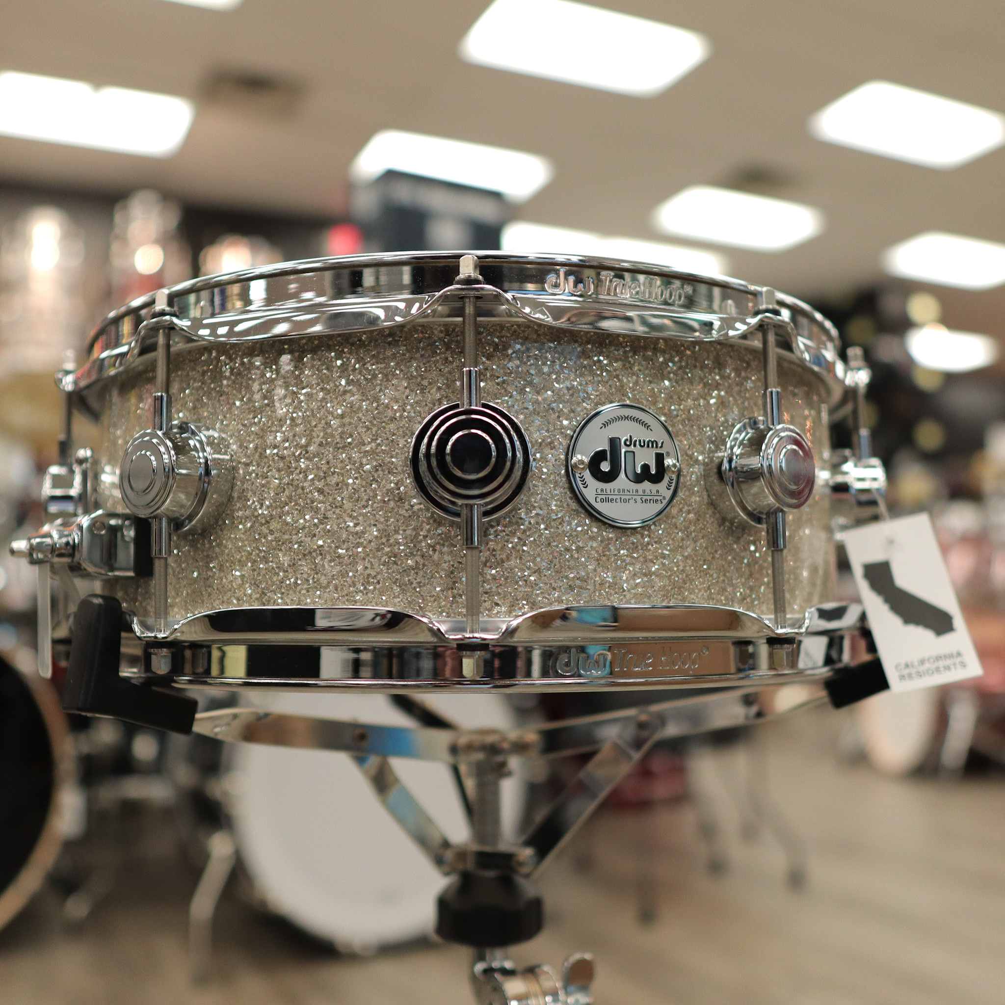 DW Collector's Series "333" Maple 5x14" Snare Drum (Broken Glass w ...