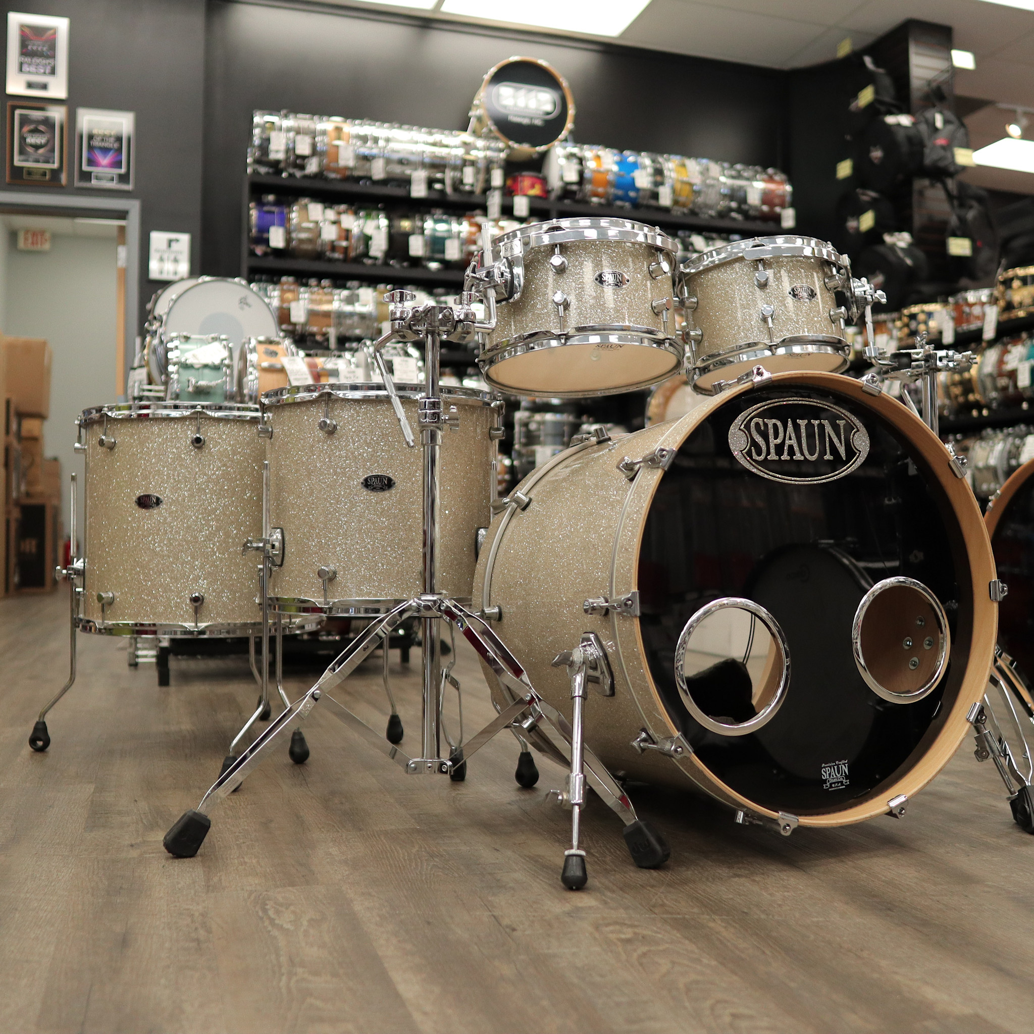 Used Spaun 5-PC Birch Shell Pack 10/12/16/18/22 - 2112 PERCUSSION