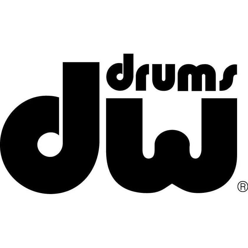 DW Black Logo Decal PR40BDBLK - 2112 PERCUSSION
