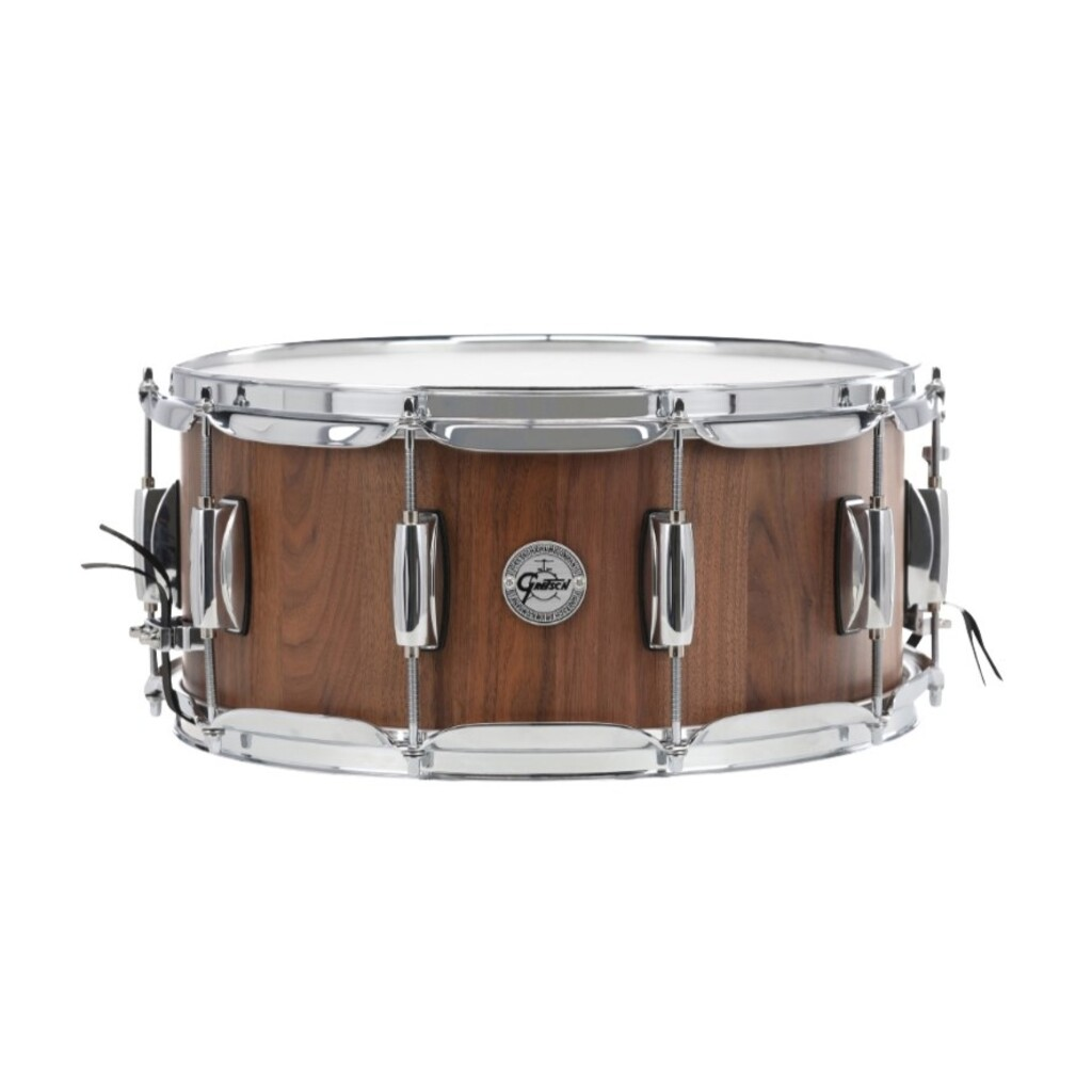 Gretsch Full Range 6.5x14" Walnut Stave Snare Drum (Satin Walnut Finish ...