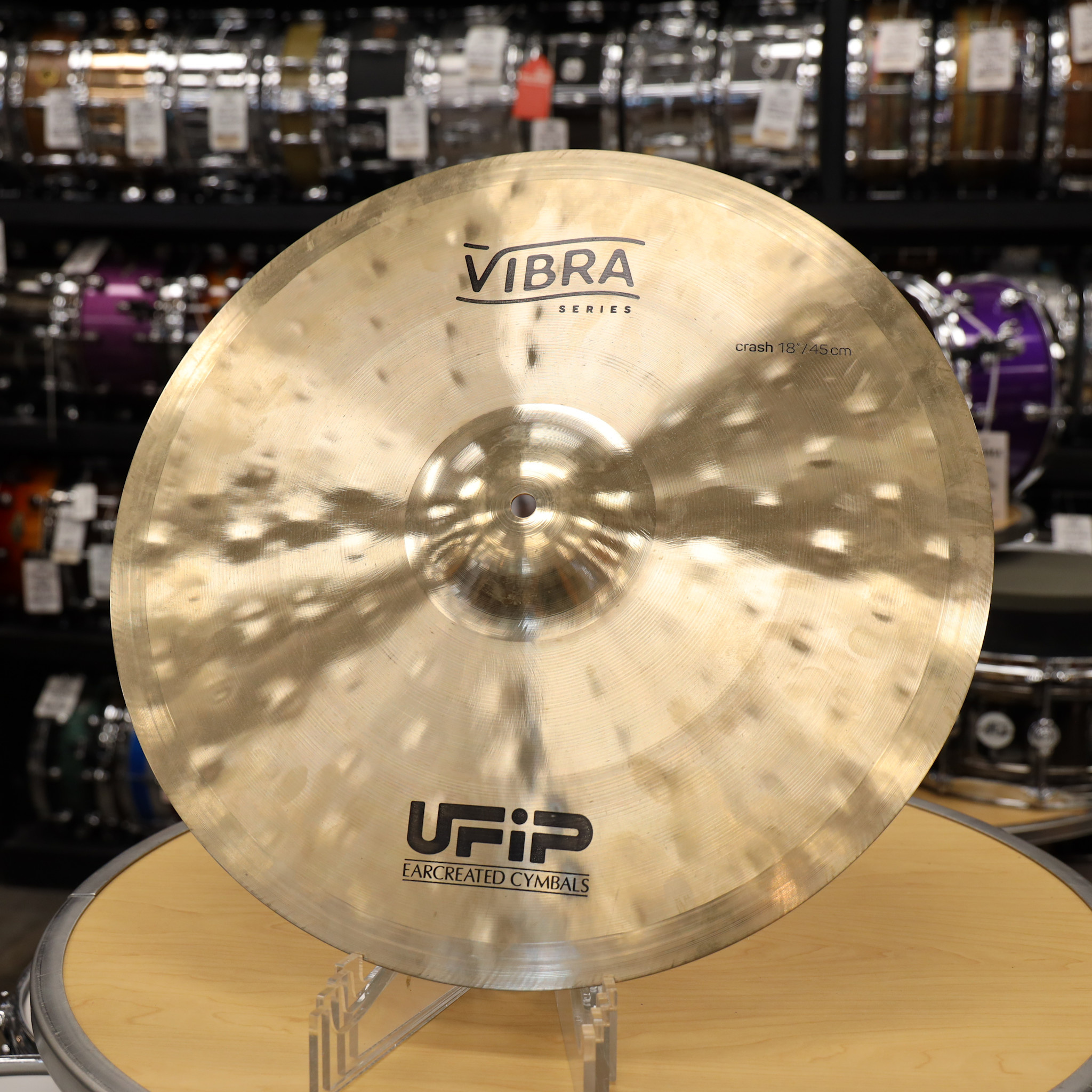 Demo UFIP Vibra Series 18" Crash #2 - 2112 PERCUSSION