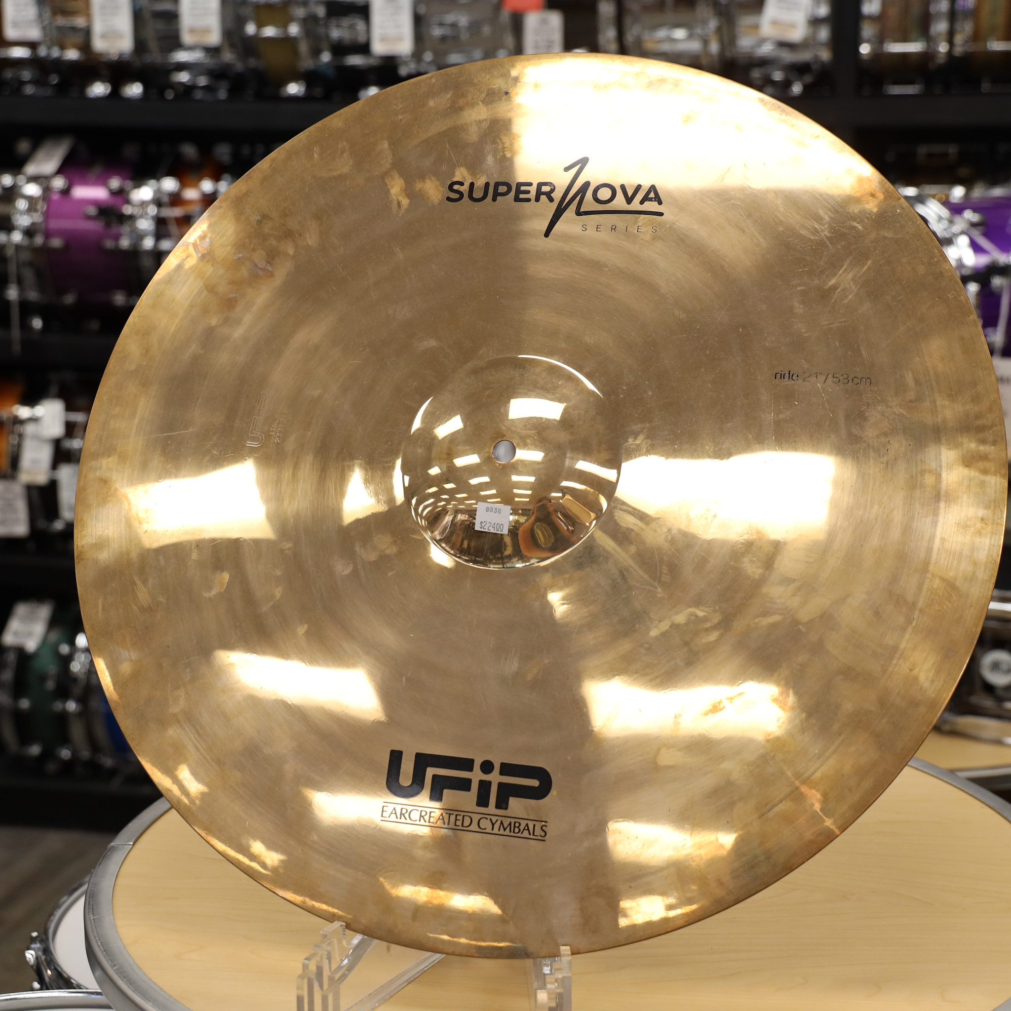 Demo UFIP Supernova Series 21" Ride #2 - 2112 PERCUSSION