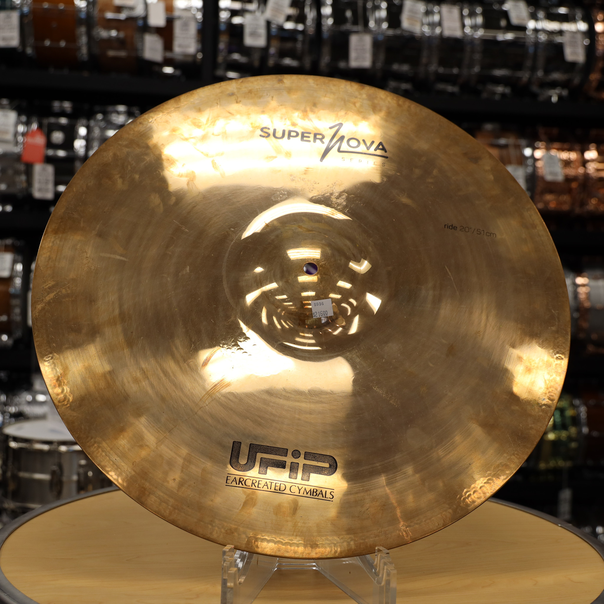 Demo UFIP Supernova Series 20" Ride - 2112 PERCUSSION