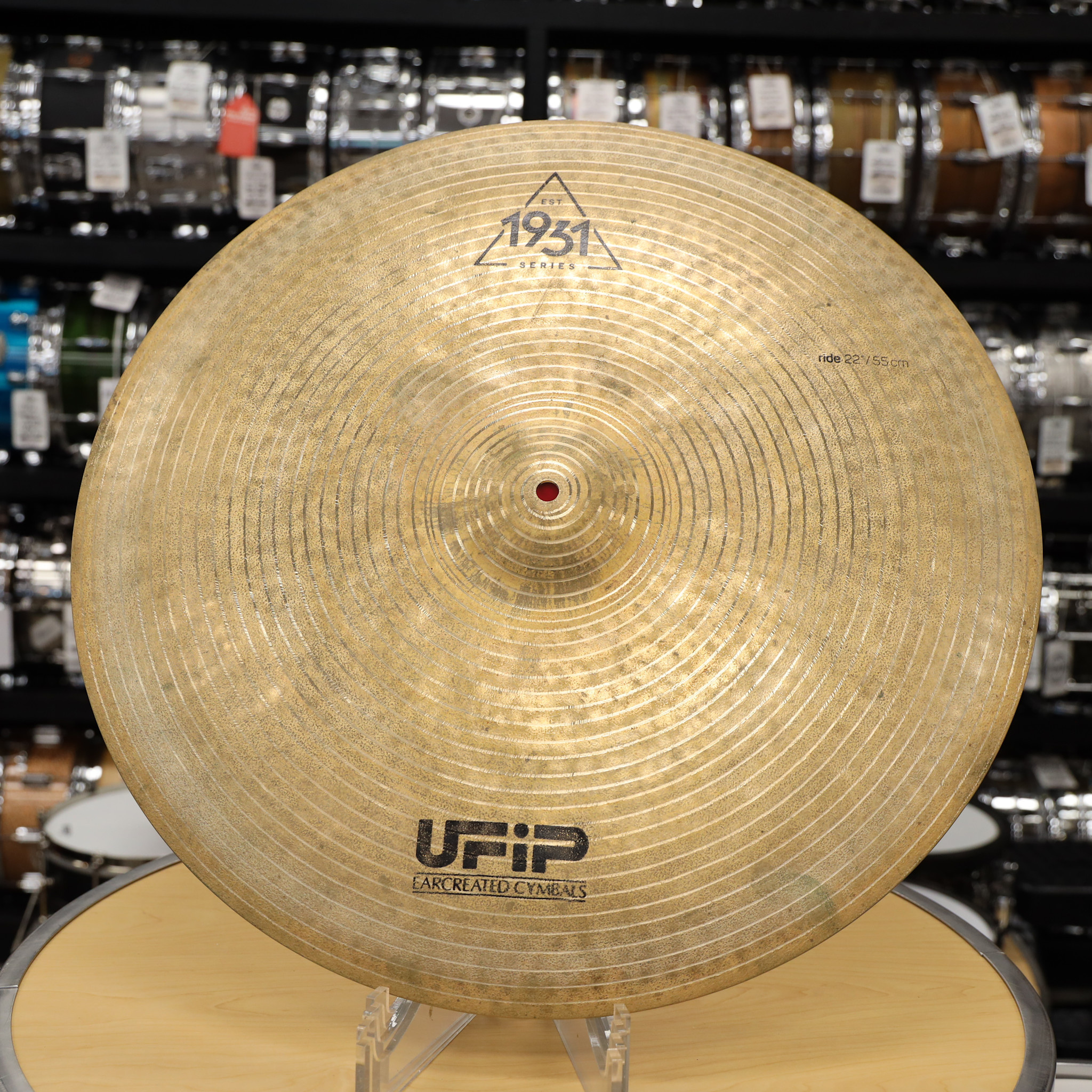 Demo UFIP Est. 1931 Series 22" Ride - 2112 PERCUSSION