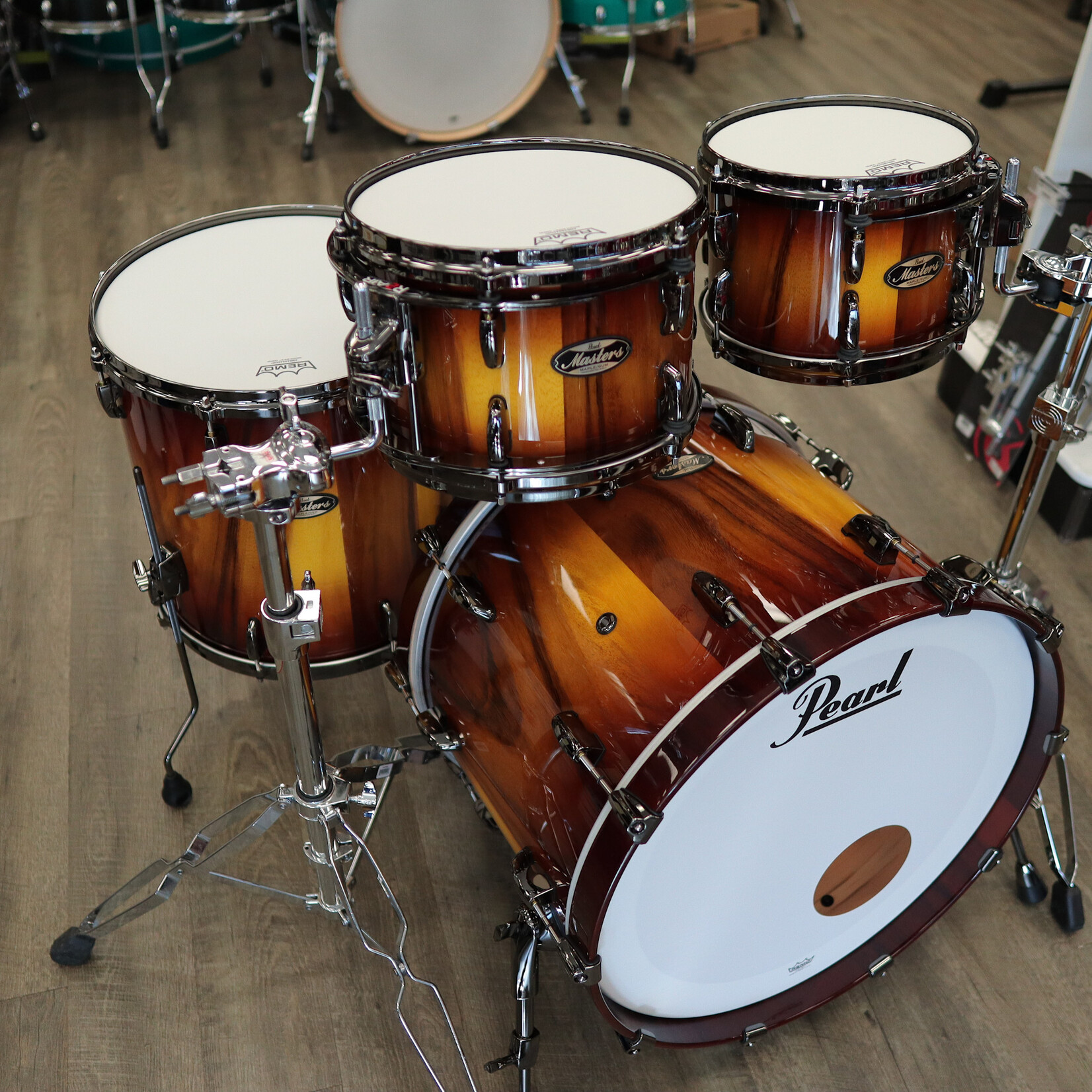 Pearl Limited Edition Masters Maple/Gum 4-Piece Shell Pack 10/12/16/22 ...