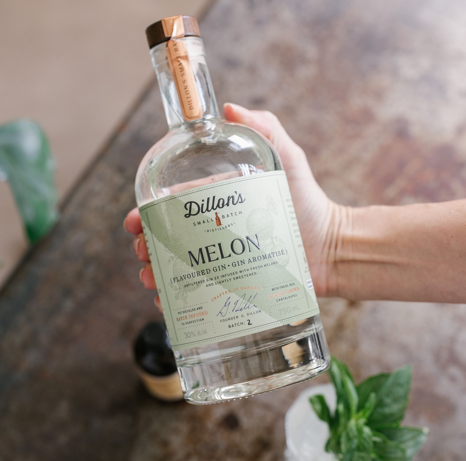 Melon Gin Liqueur 750mL - Dillon's Small Batch Distillers