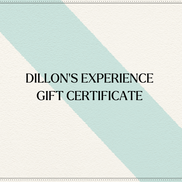Experience Certificate - Dillon's Small Batch Distillers