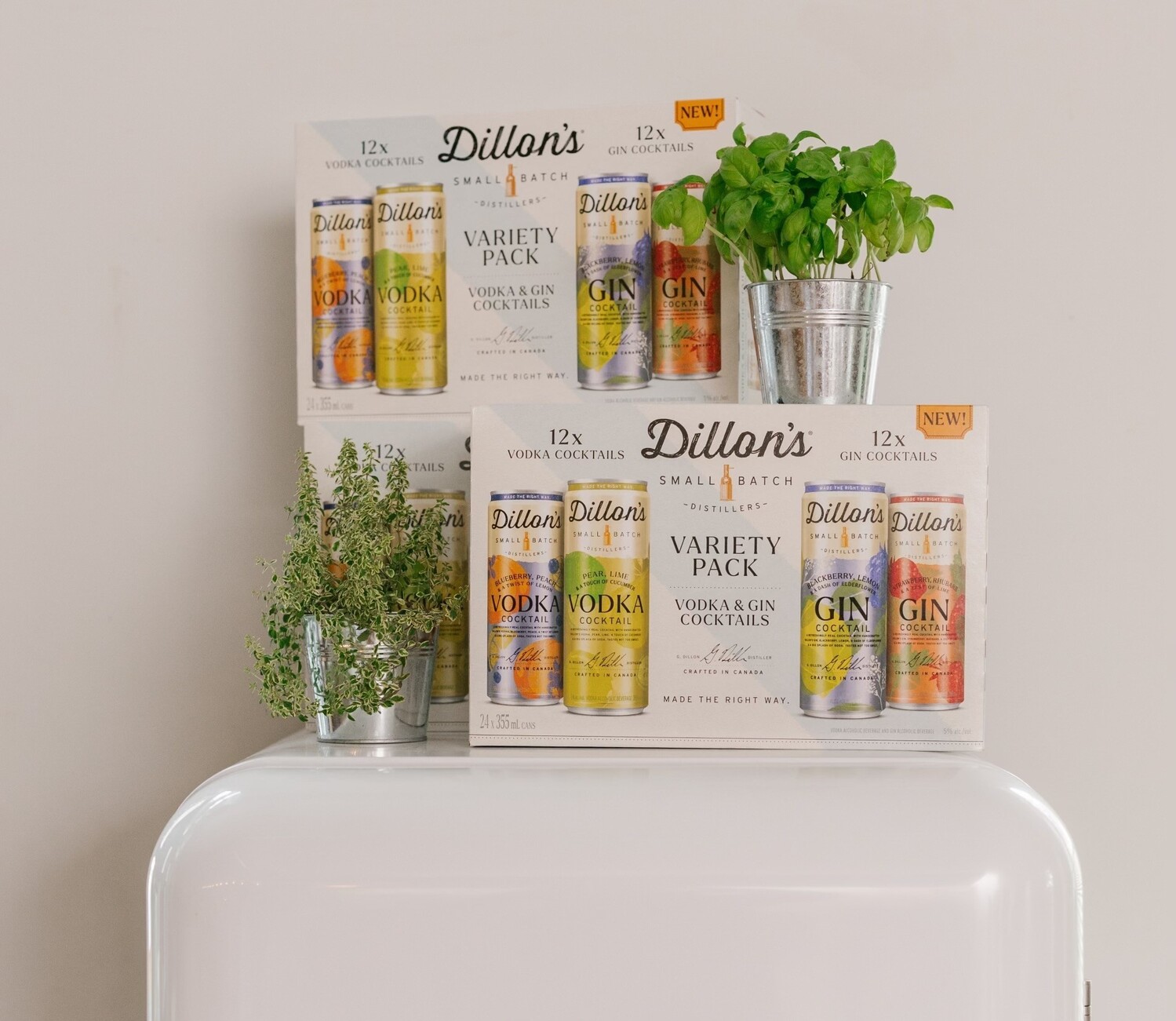 Dillon's Gin & Vodka Cocktail Variety Pack - Dillon's Small Batch ...