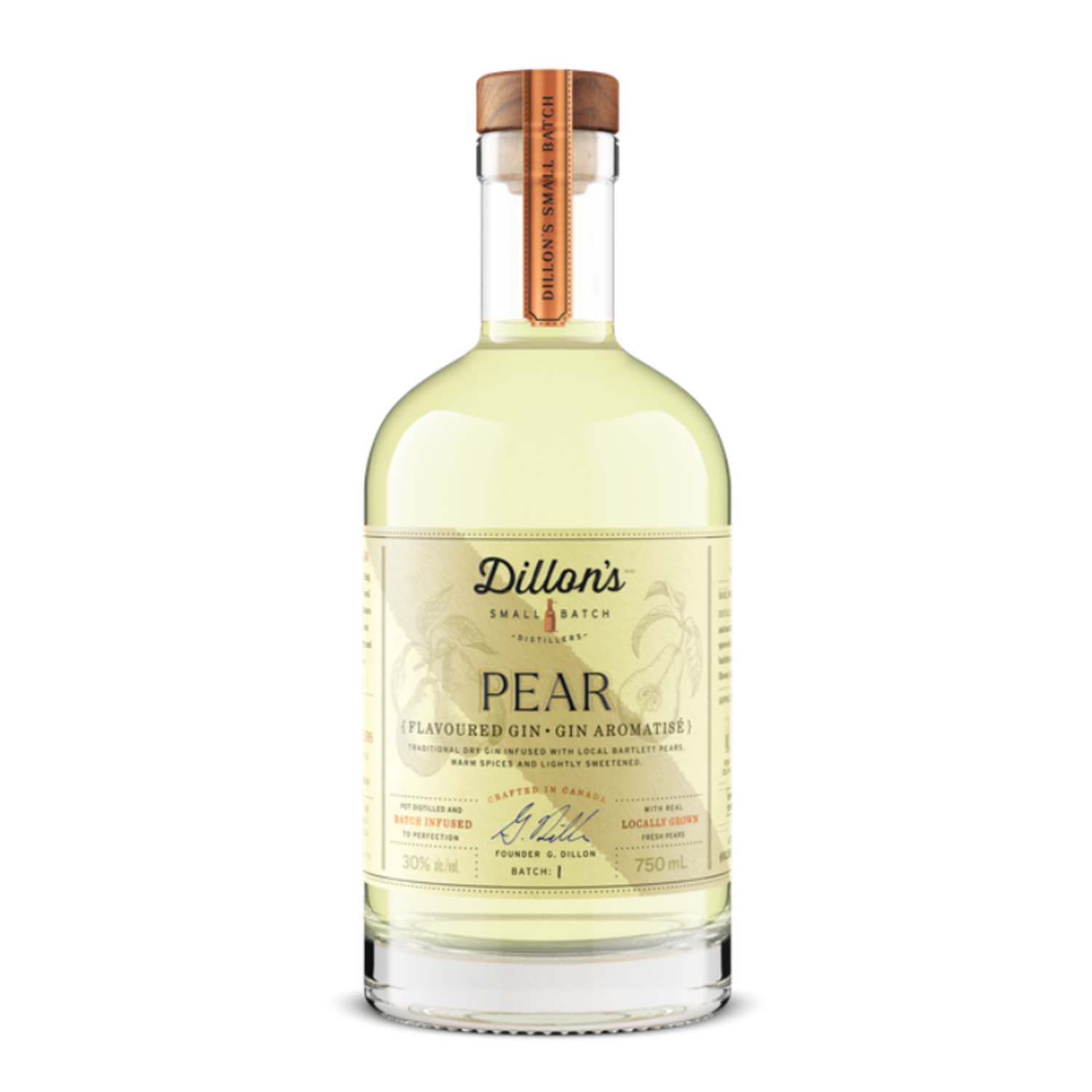 Pear Gin 750mL - Dillon's Small Batch Distillers